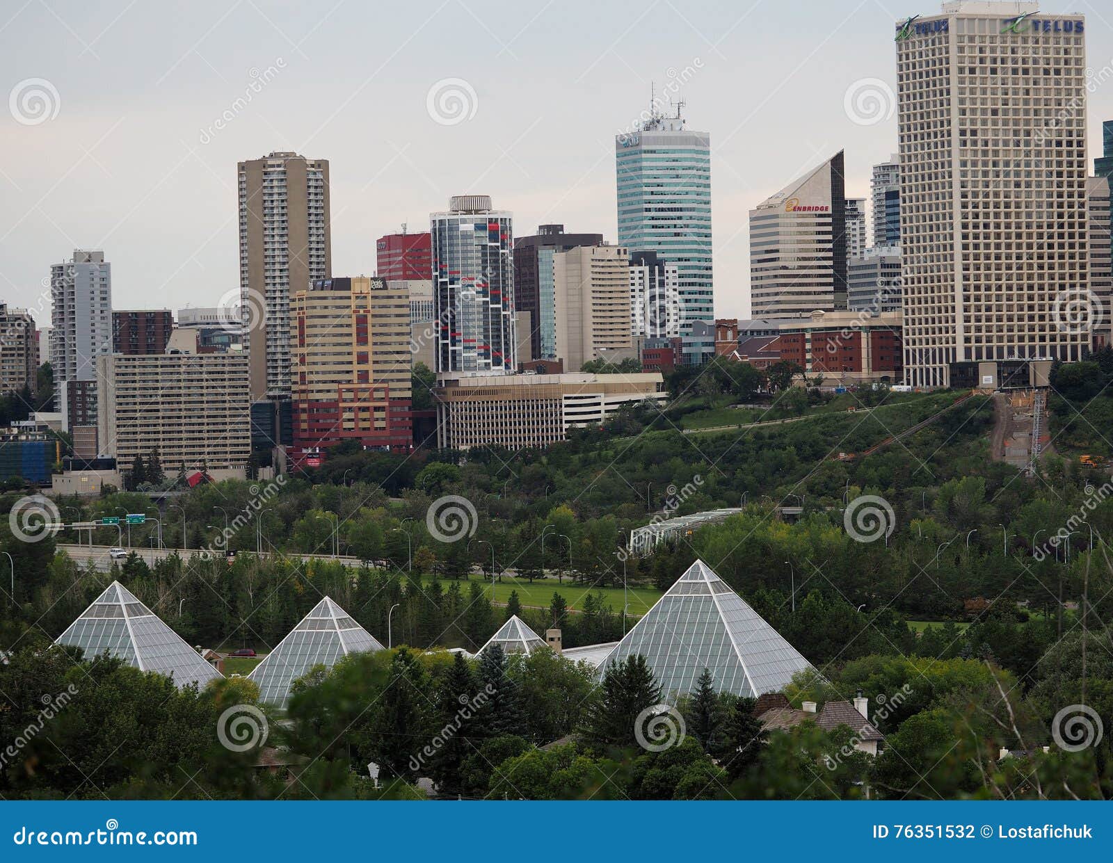 Cityscape of Edmonton Alberta Editorial Photography - Image of pyramids ...