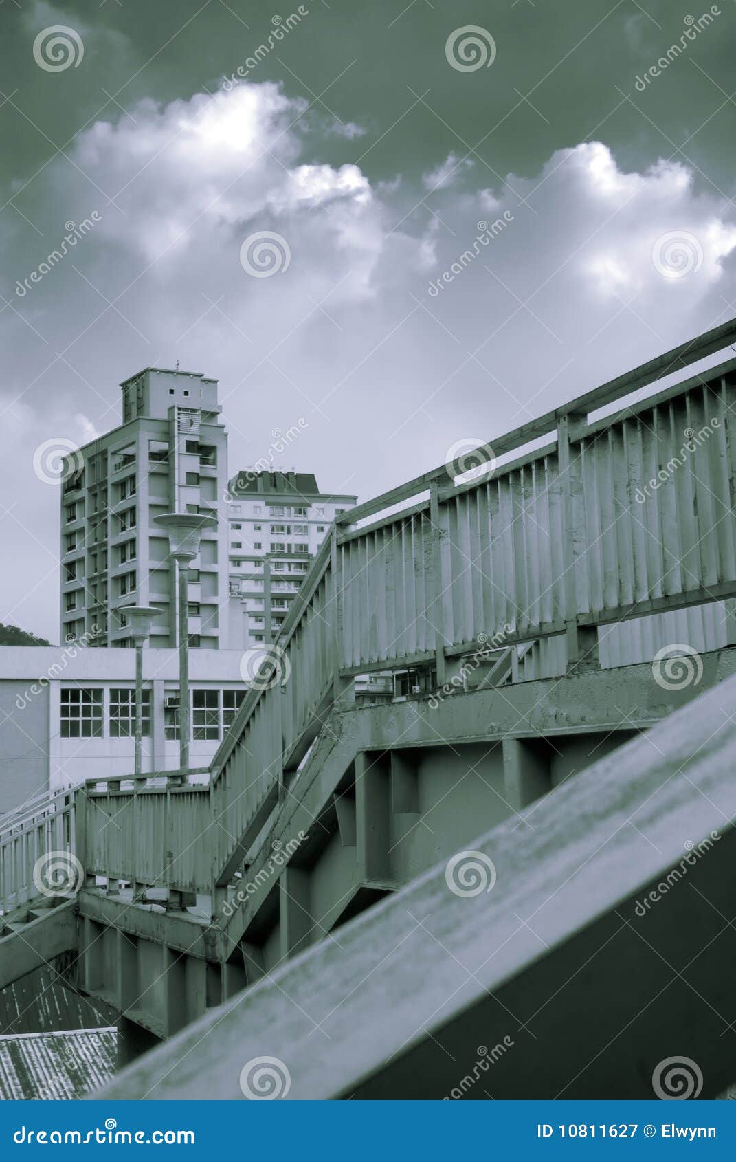 Cityscape - Flyover and Apartment Stock Image - Image of building ...