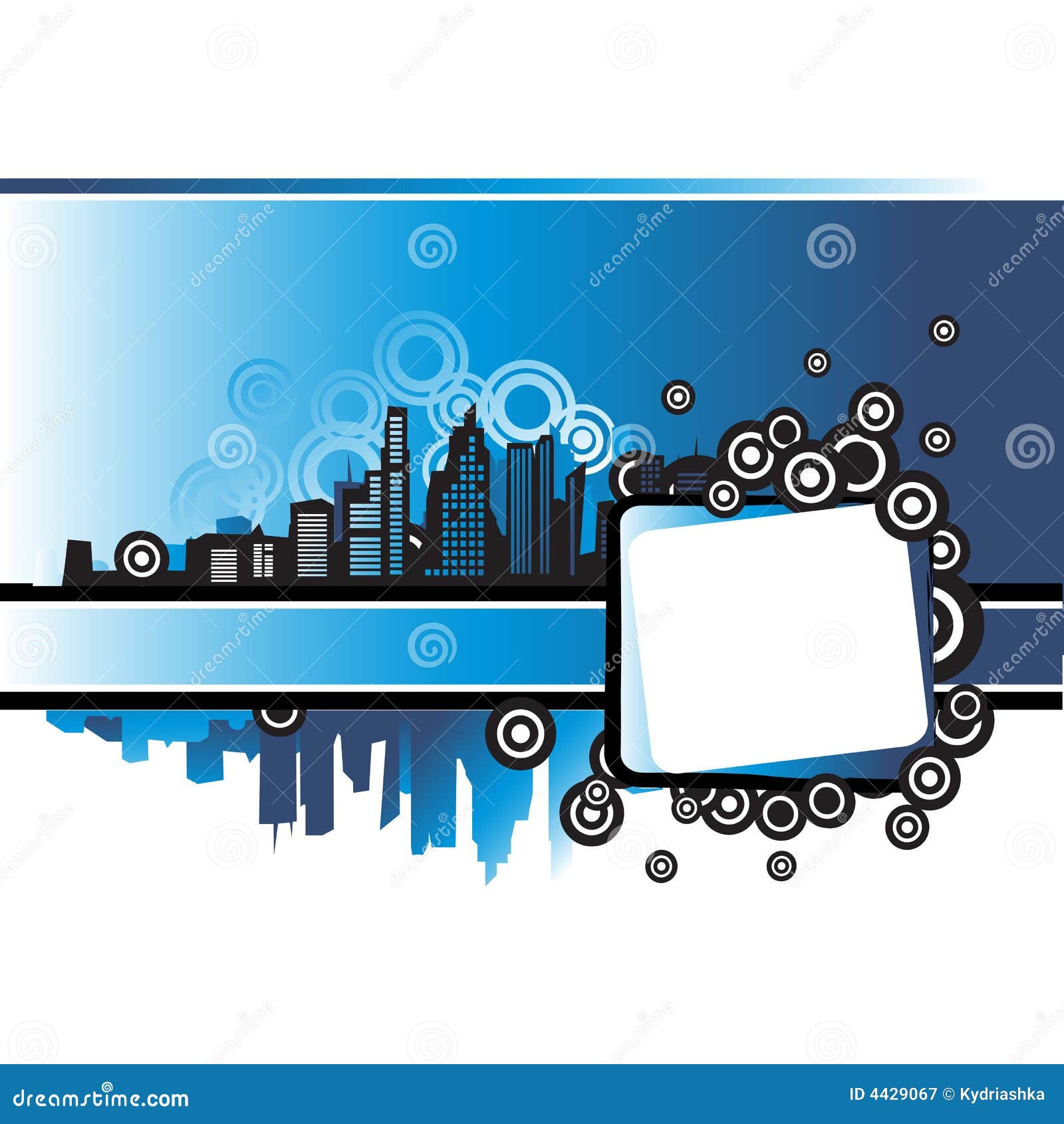 Cityscape, frame, urban stock vector. Illustration of construction ...