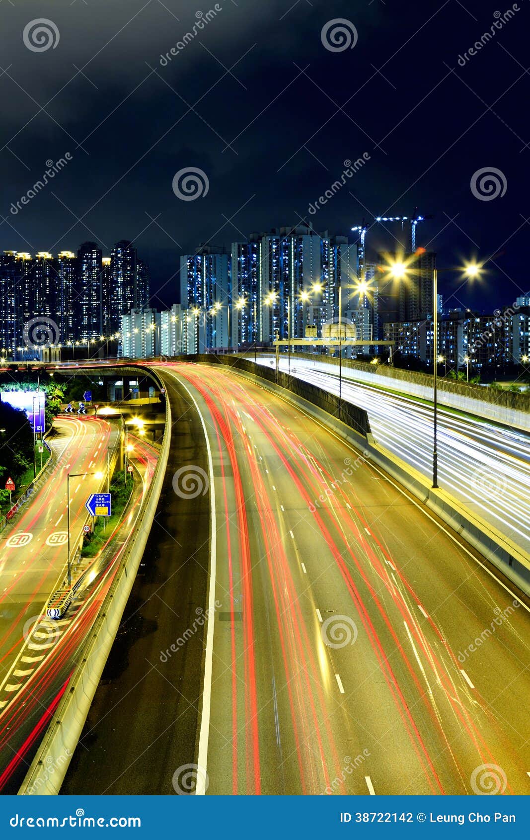 Cityscape with highway stock photo. Image of business - 38722142