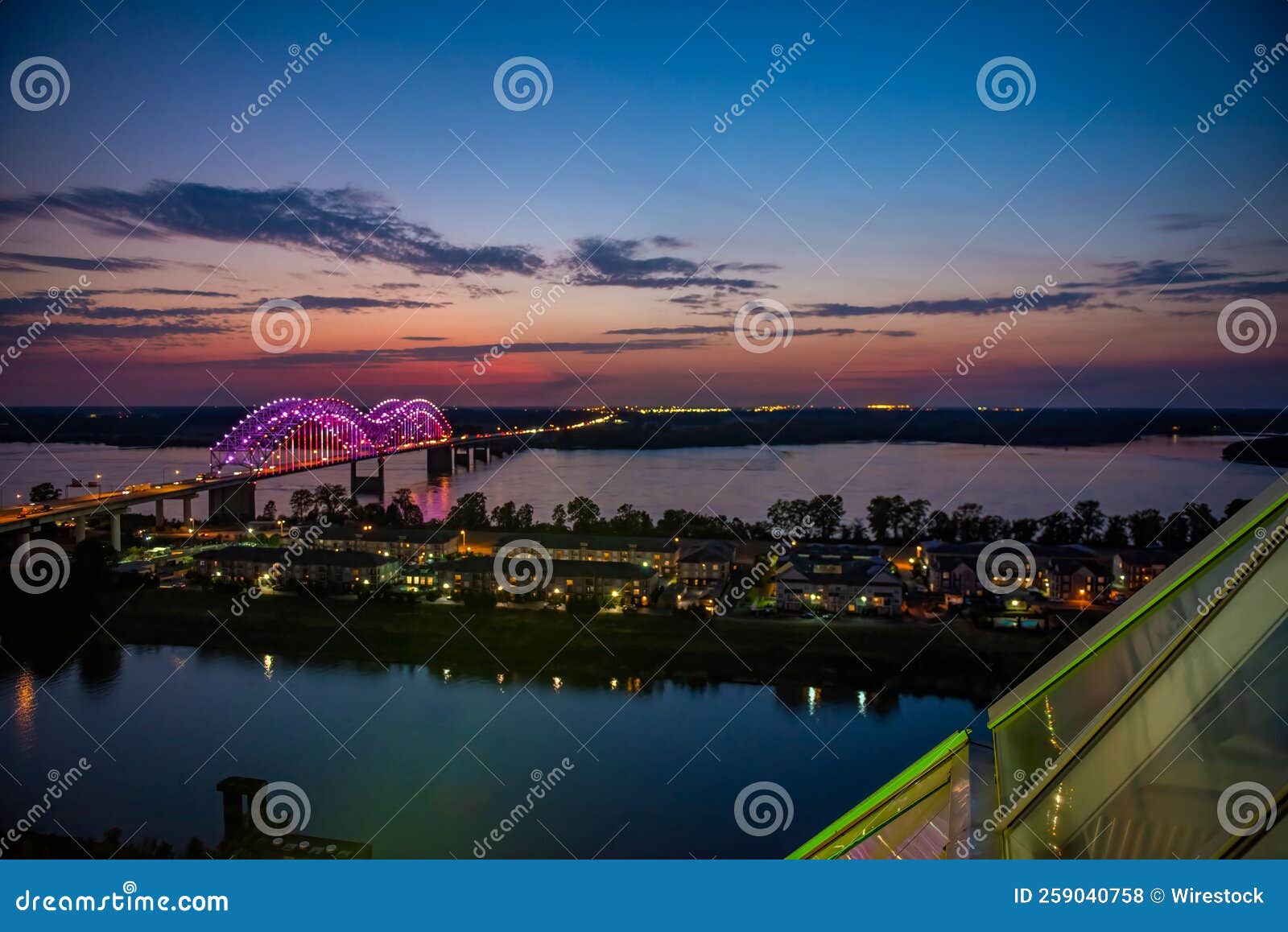 The Illuminated Bridges Over River Tiber In Rome - Great Night View ...