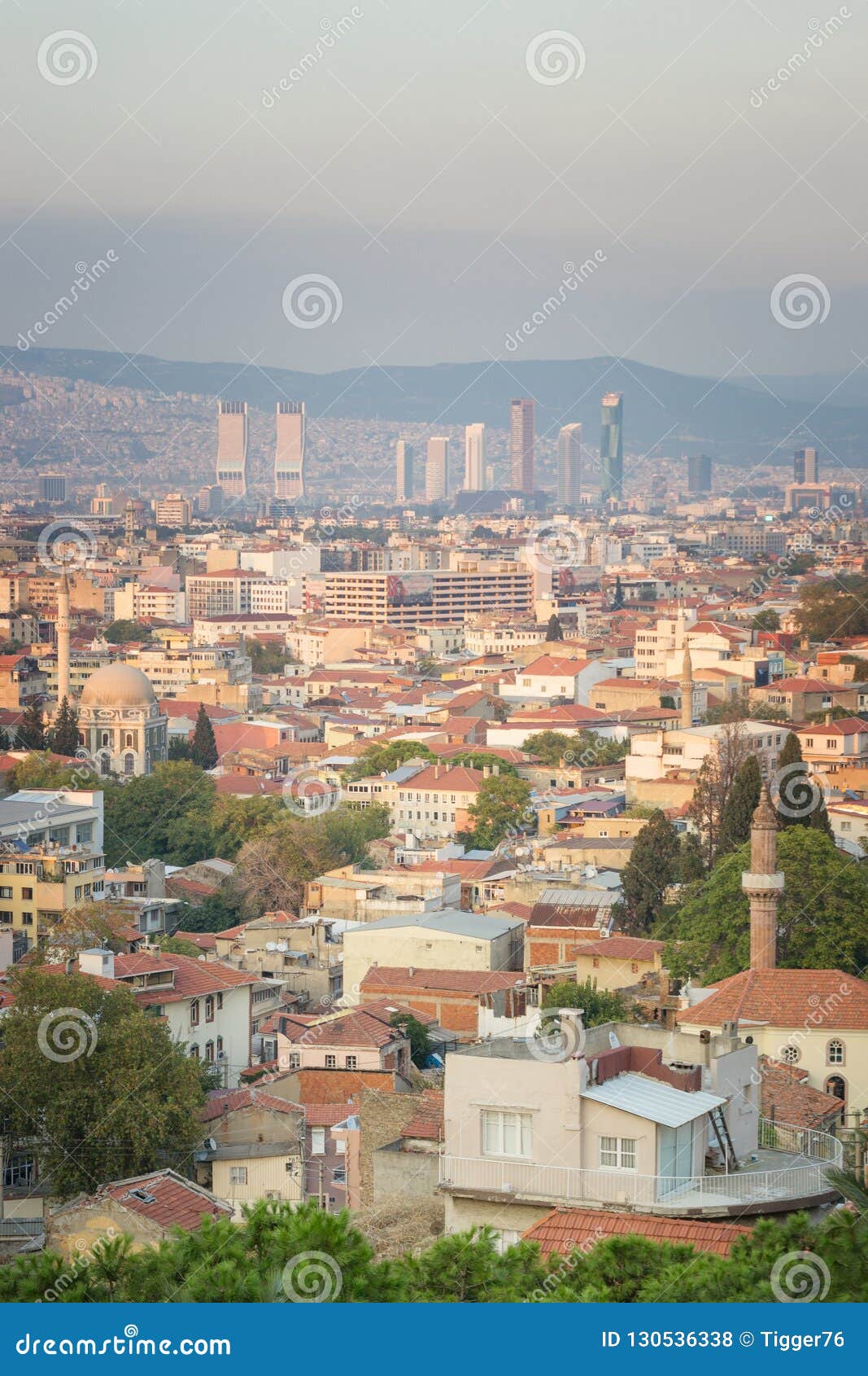 Cityscape of Izmir Turkey. editorial stock photo. Image of turkey ...