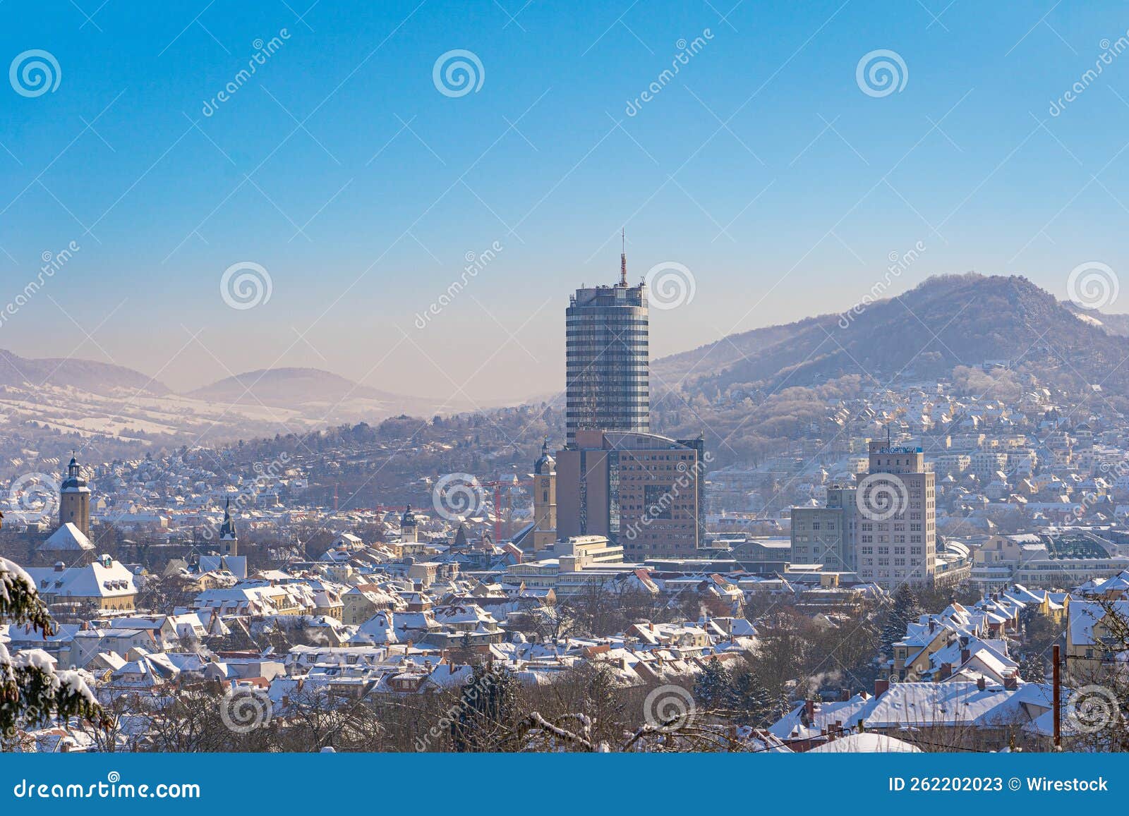 Cityscape of Jena in Thuringia, Germany Stock Image - Image of season ...