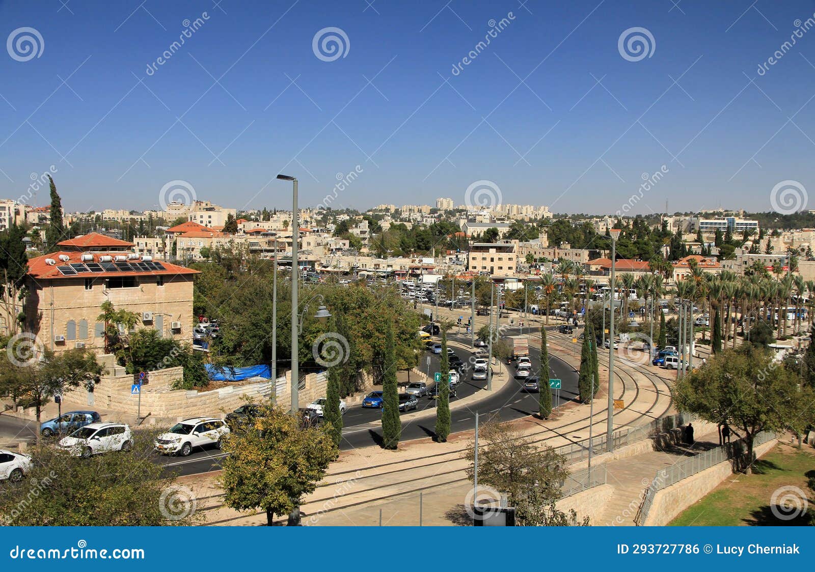 Cityscape of Jerusalem stock photo. Image of jerusalem - 293727786