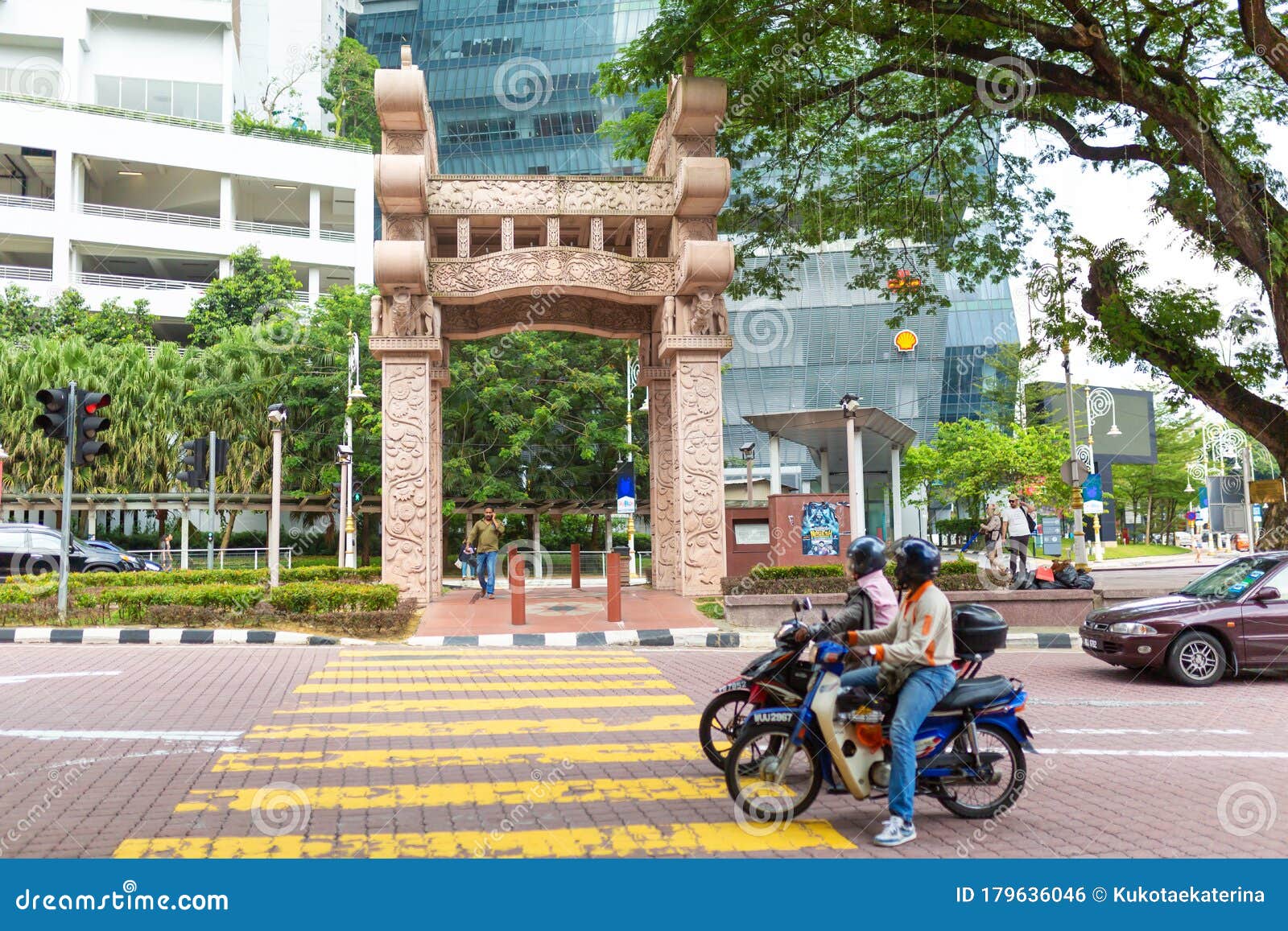 Cityscape of Kuala Lumpur. Beautiful Modern Developing City of Malaysia ...