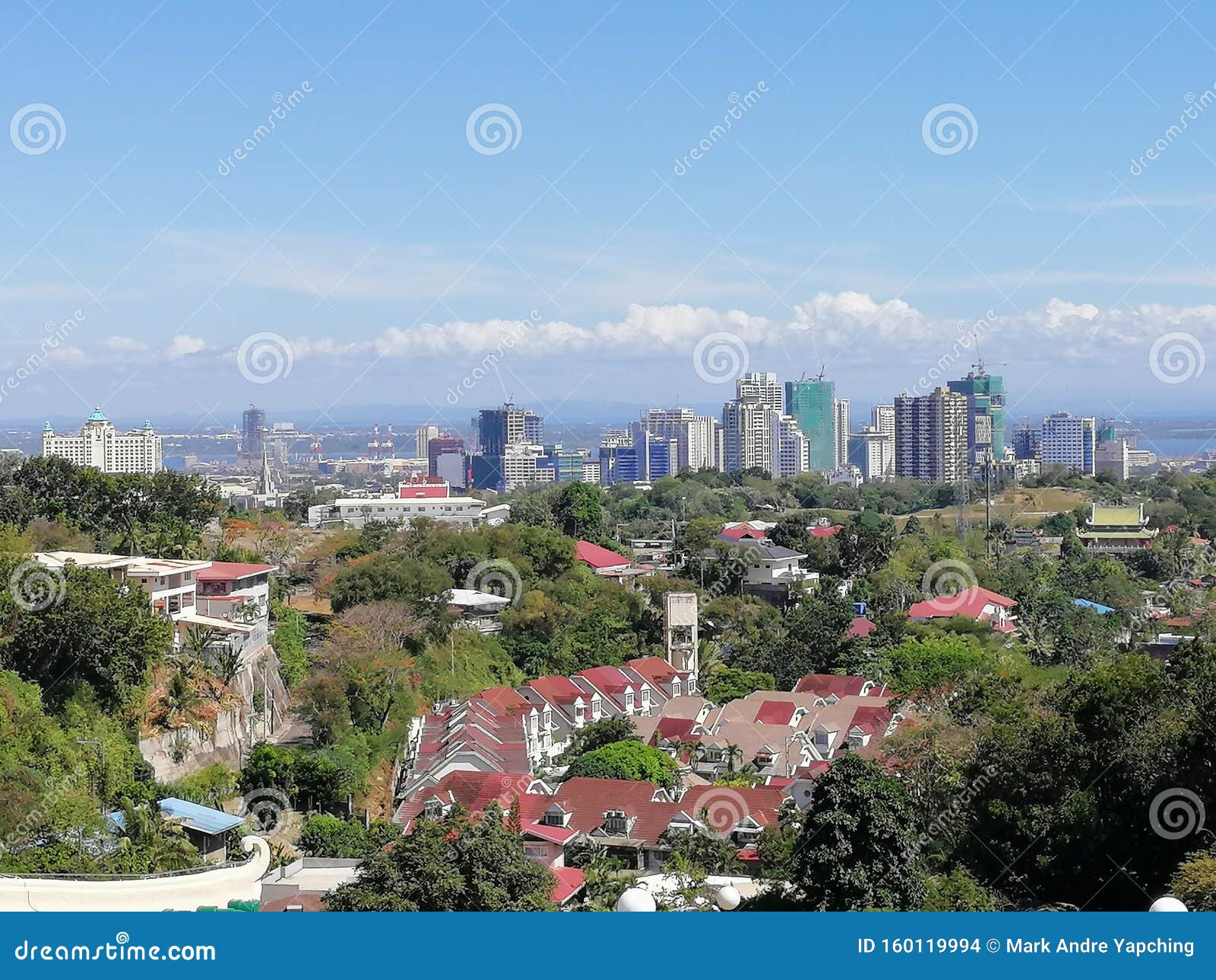 The Cityscape of Metro Cebu Stock Photo - Image of philippines ...