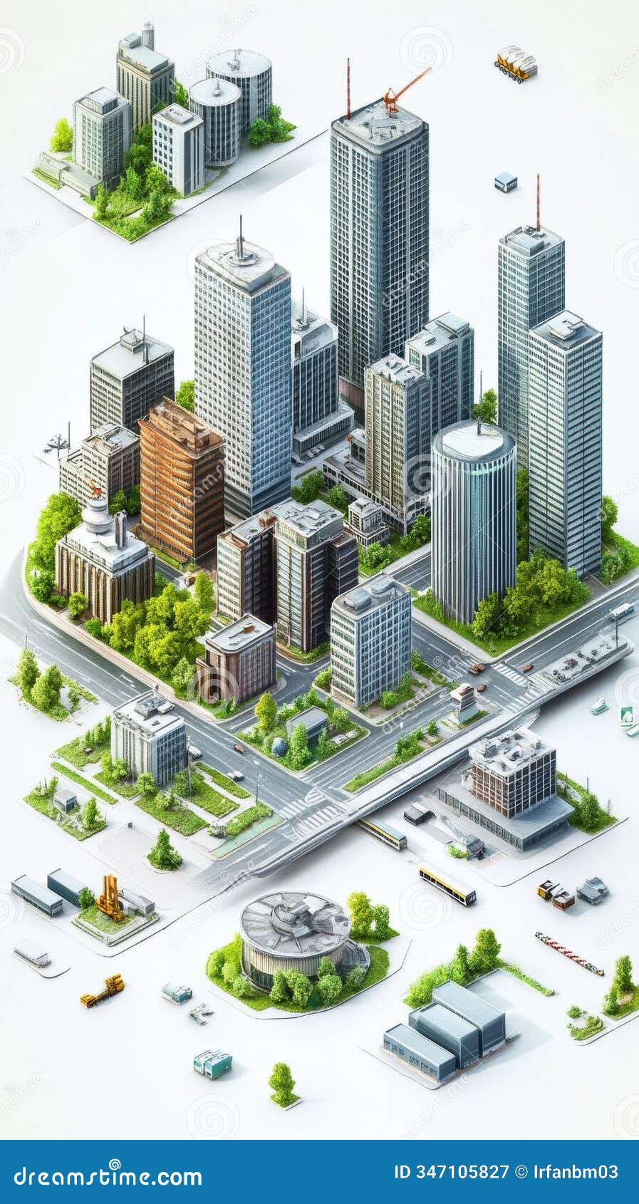 Cityscape, a Miniature Metropolis of Modern Architecture and Urban ...