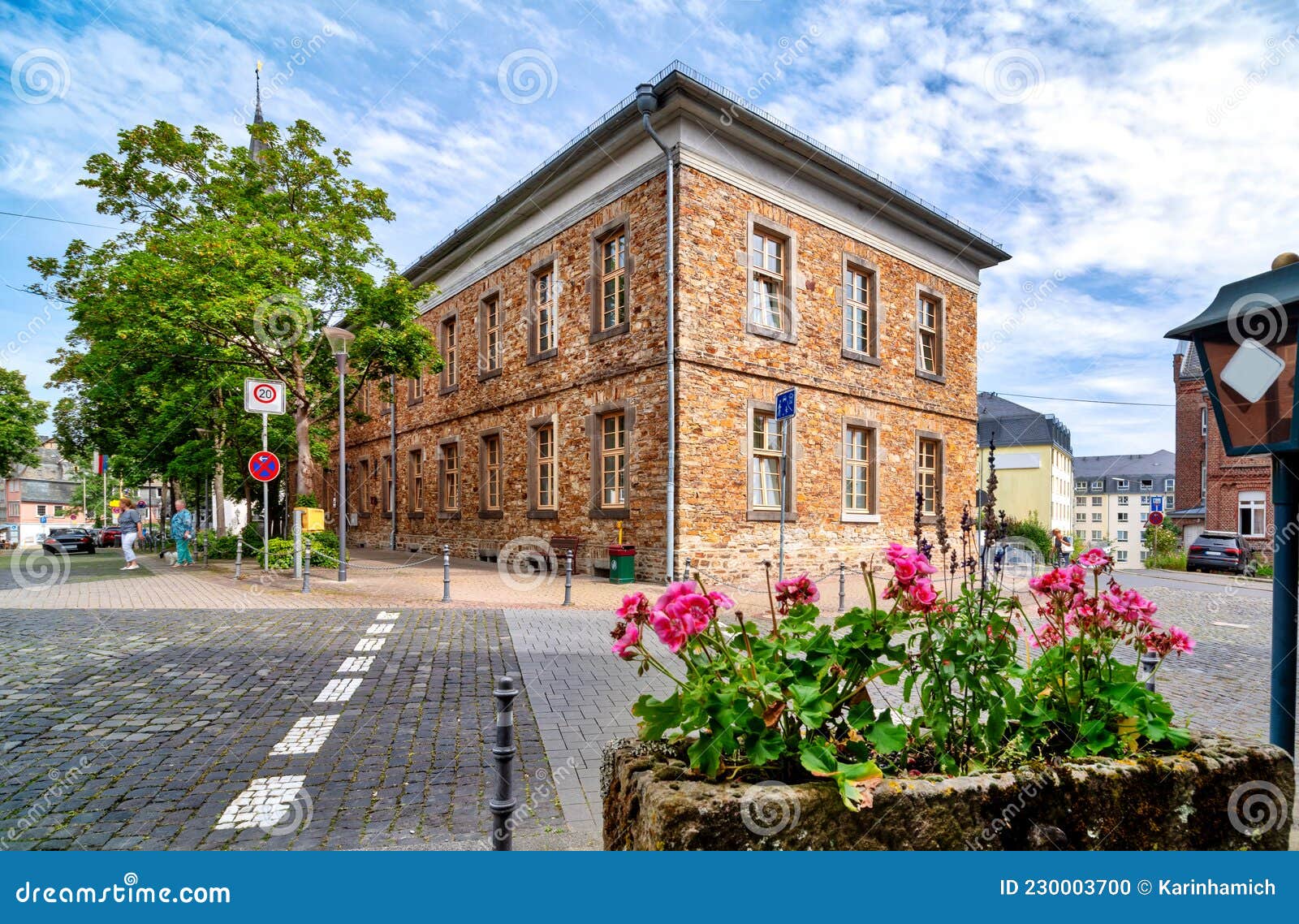 Cityscape of Montabaur, Germany Stock Photo - Image of building, hall ...