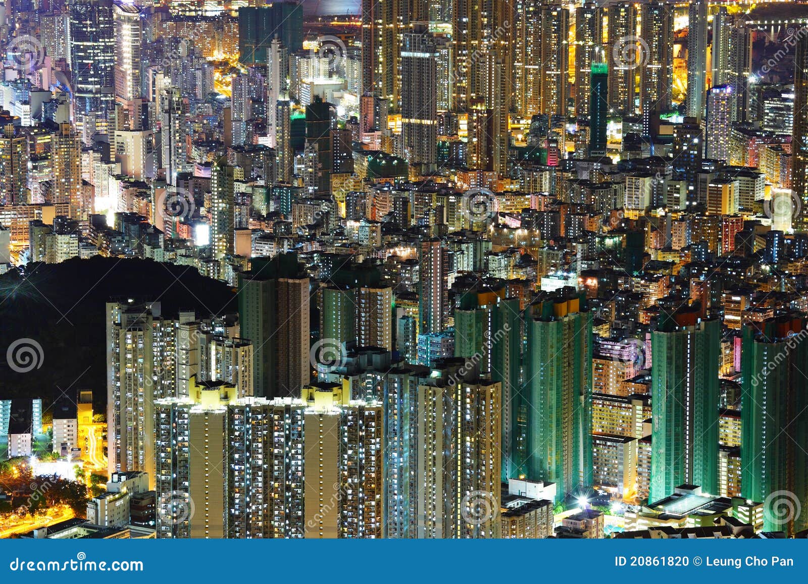 Cityscape at night stock photo. Image of cityscape, colourful - 20861820