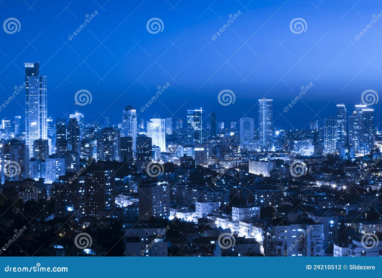 Cityscape at night stock photo. Image of long, exterior - 29210512