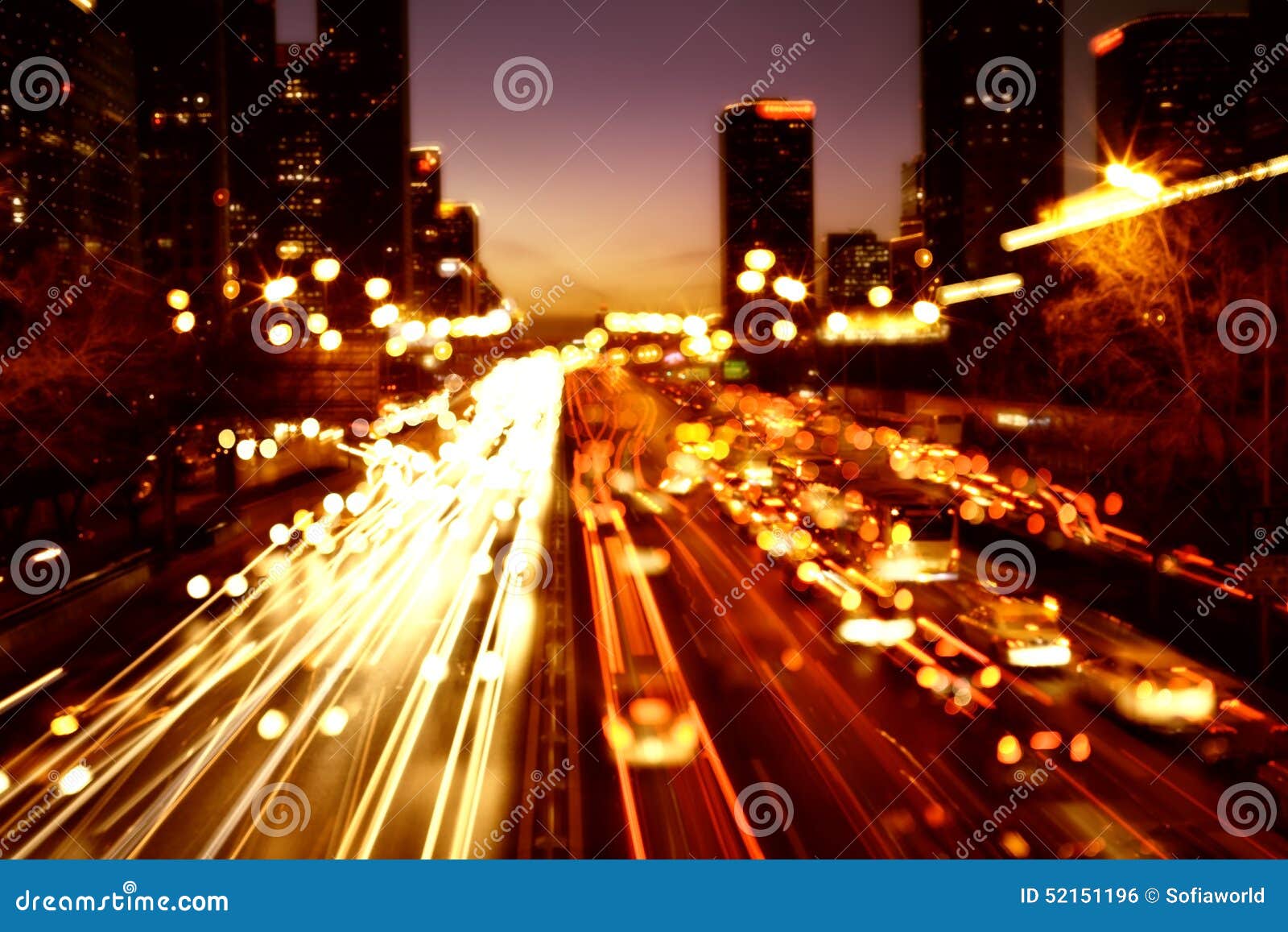 Cityscape at night stock photo. Image of light, metropolis - 52151196