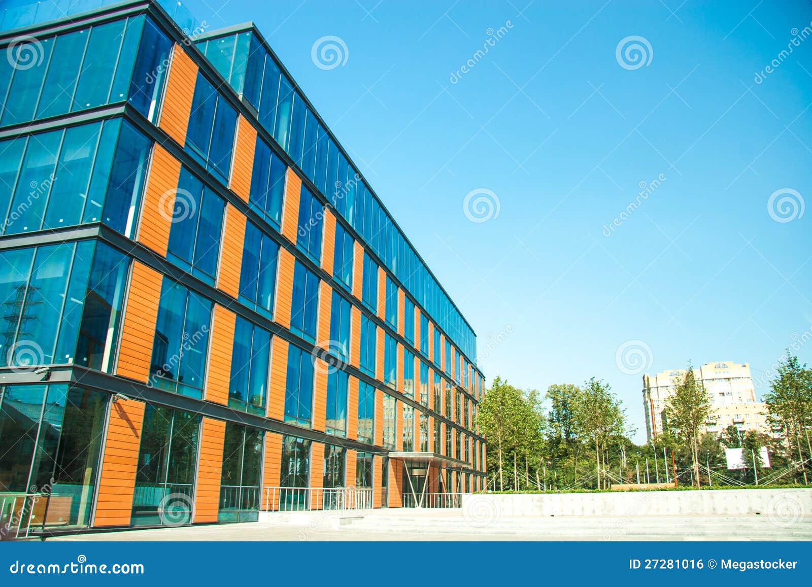 Cityscape office buildings stock photo. Image of exterior - 27281016