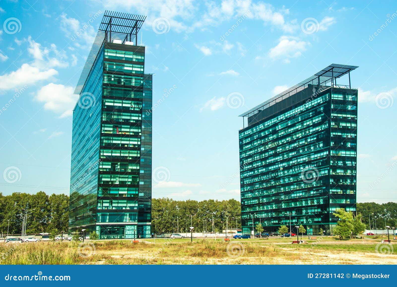 Cityscape office buildings stock photo. Image of downtown - 27281142