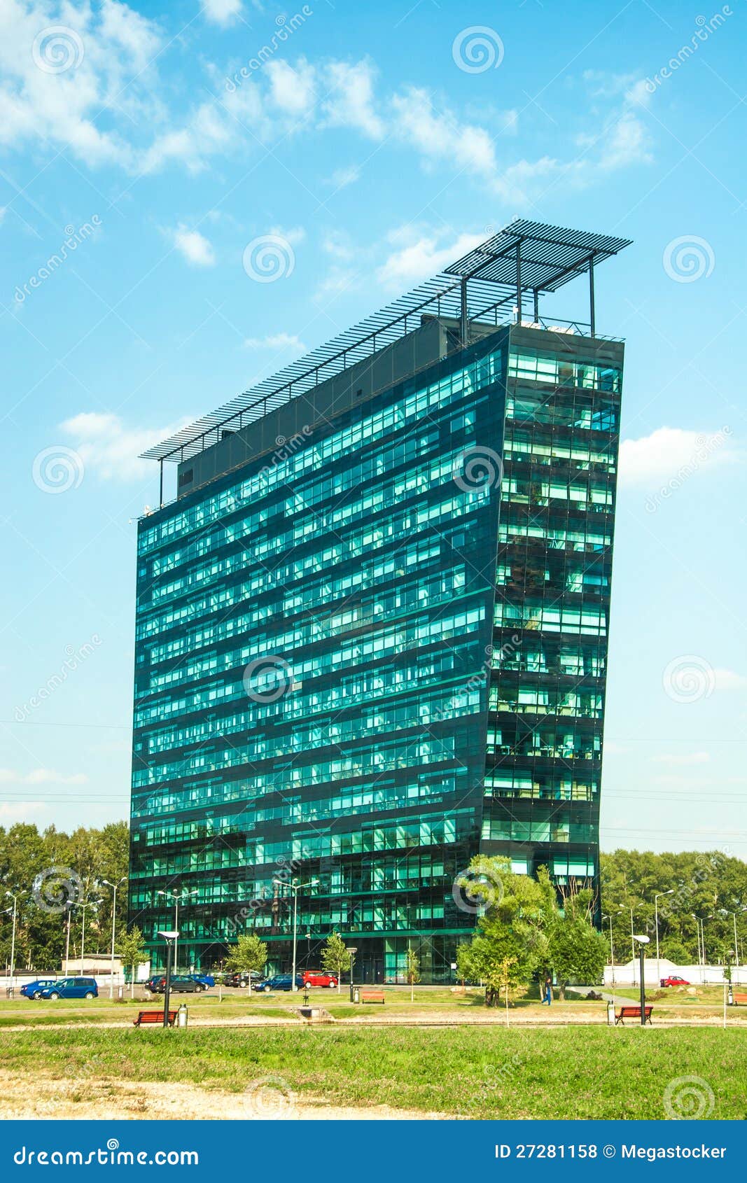 Cityscape office buildings stock photo. Image of facade - 27281158