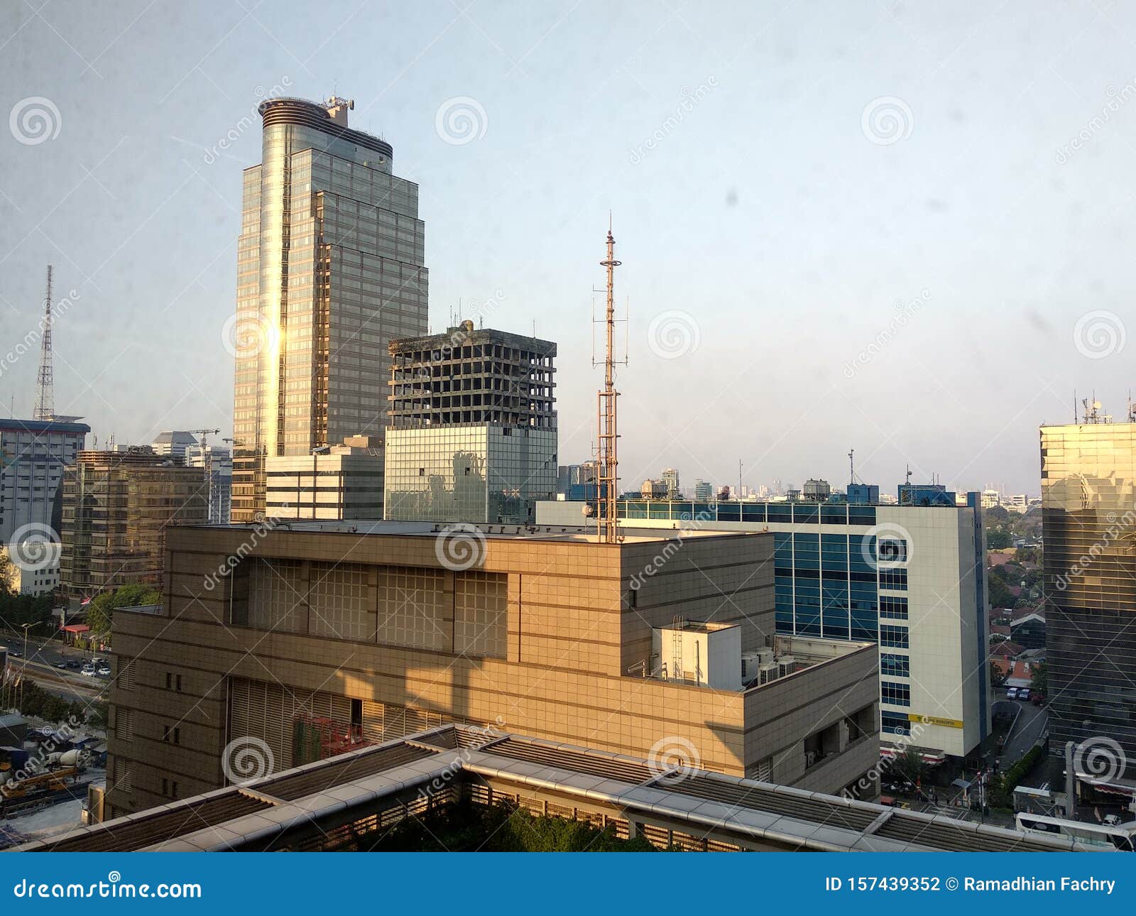 A Cityscape Overview stock photo. Image of building - 157439352