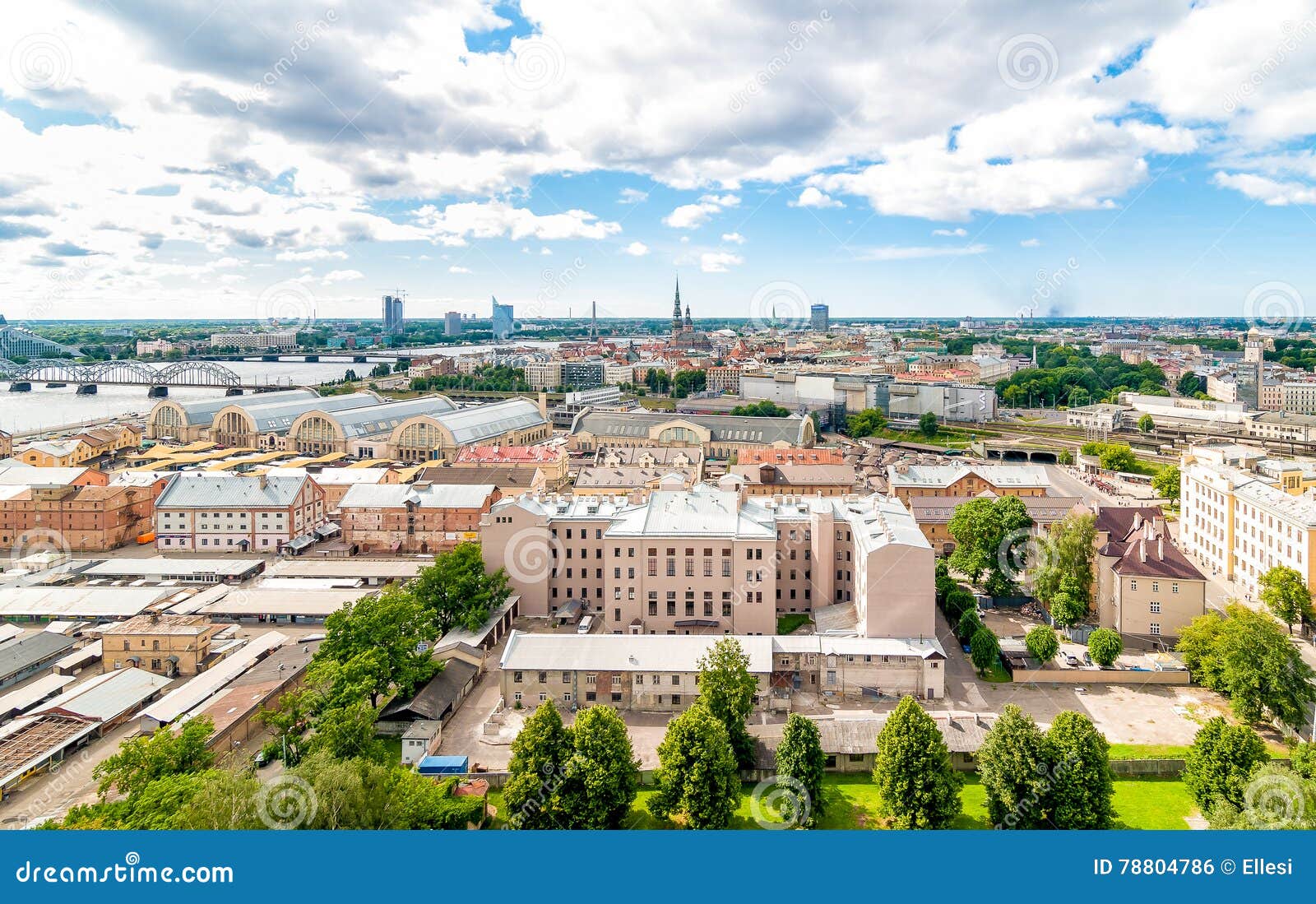 Cityscape of Riga, Latvia. editorial photo. Image of baltic - 78804786