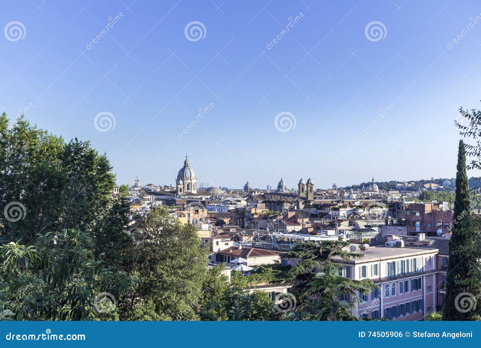 Cityscape Rome stock photo. Image of panoramic, tourism - 74505906