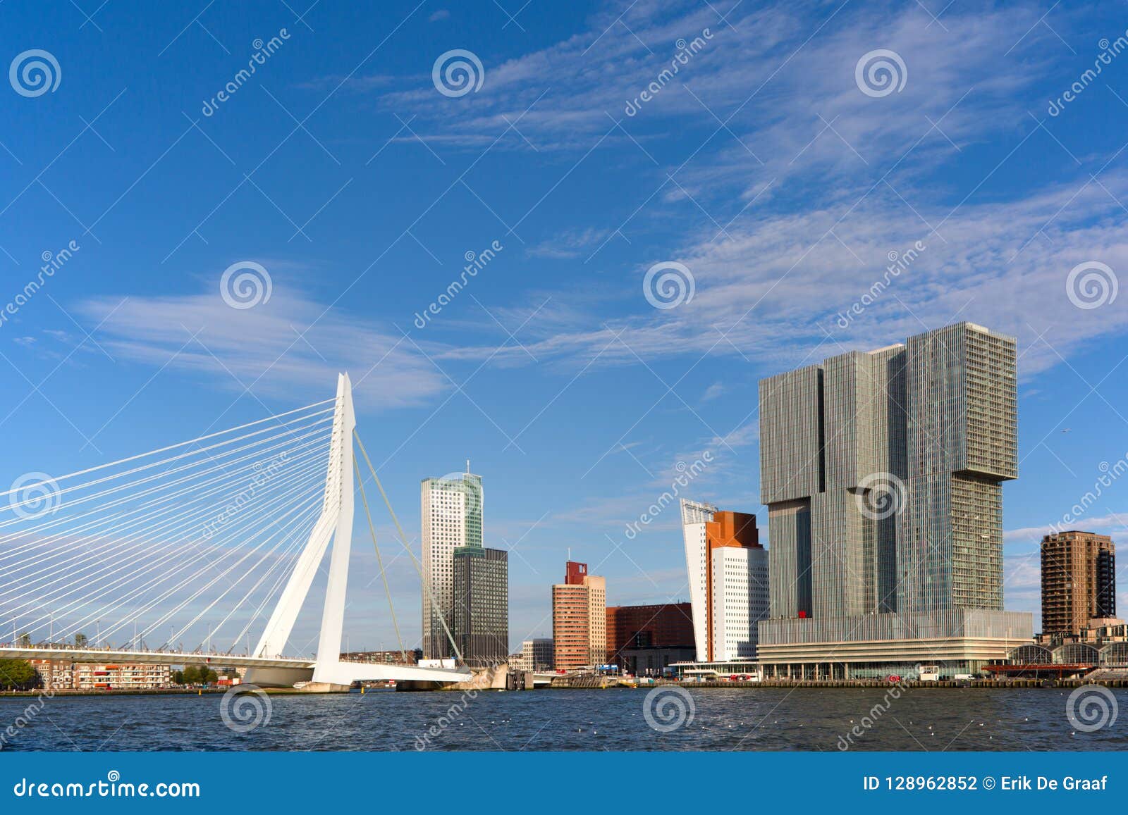 Cityscape Rotterdam editorial photography. Image of cross - 128962852