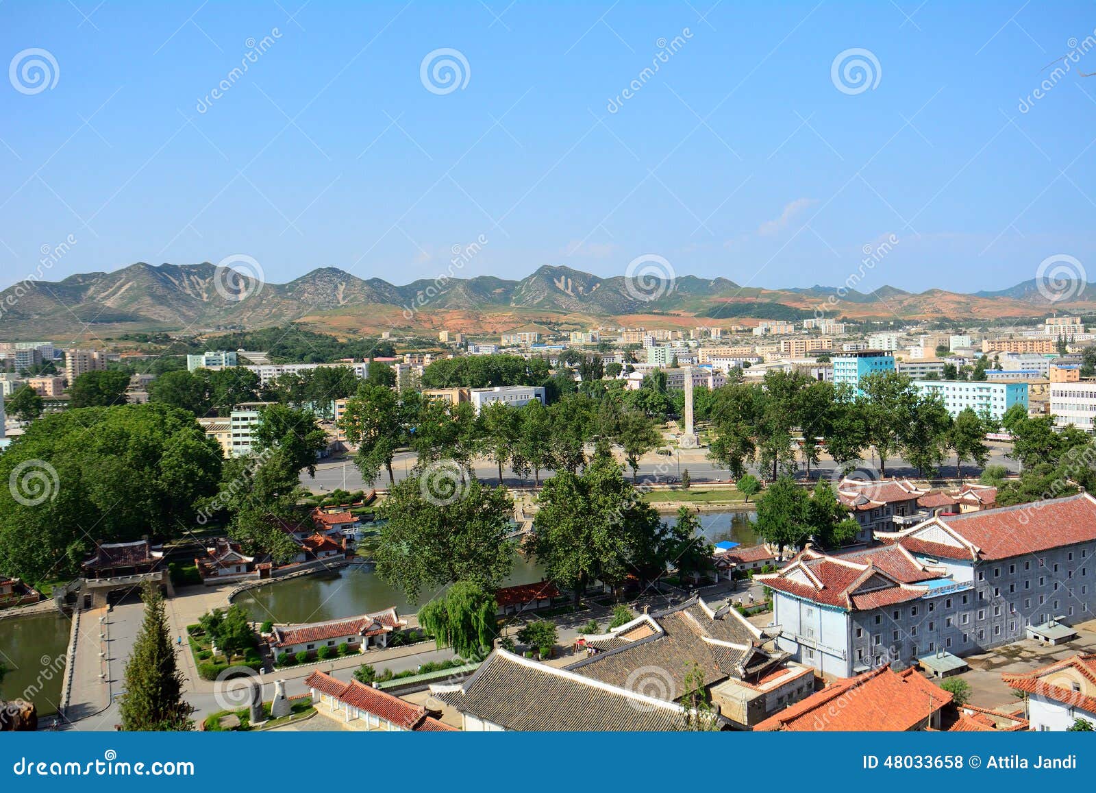 Cityscape, Sariwon, North-Korea Editorial Stock Photo - Image of ...