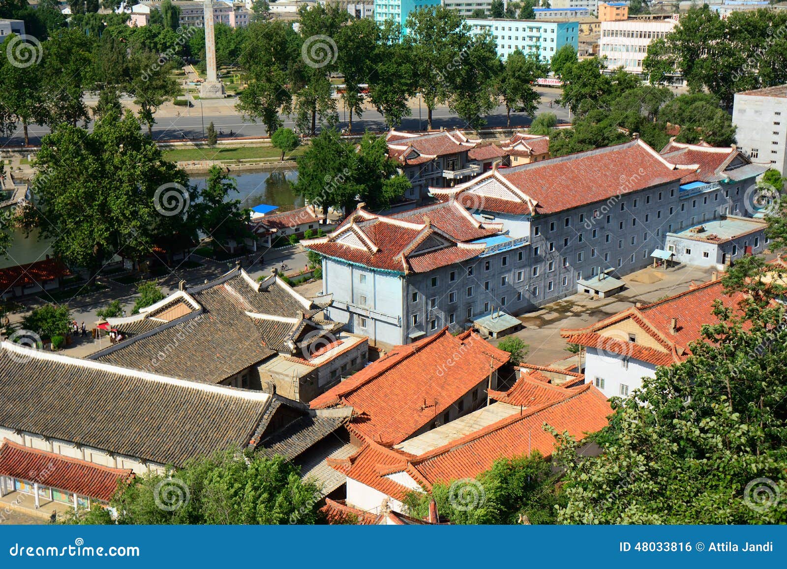 Cityscape, Sariwon, North-Korea Editorial Photo - Image of culture ...
