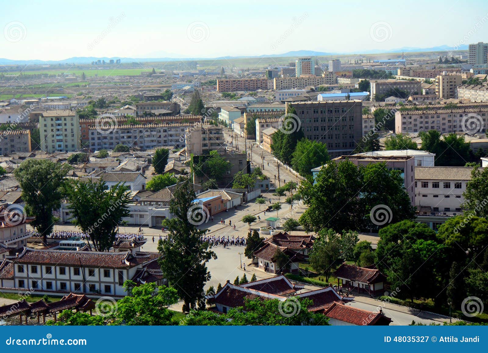 Cityscape, Sariwon, North-Korea Editorial Photography - Image of city ...