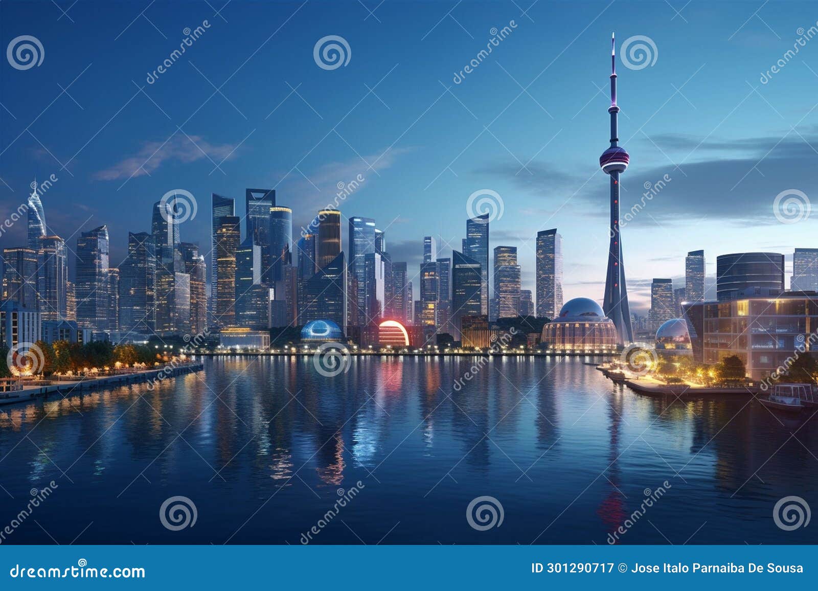Cityscape Scenes with Iconic Landmarks Stock Illustration ...