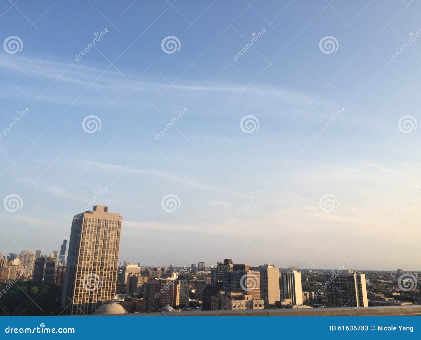 Cityscape stock image. Image of cloud, city, blue, horizon - 61636783