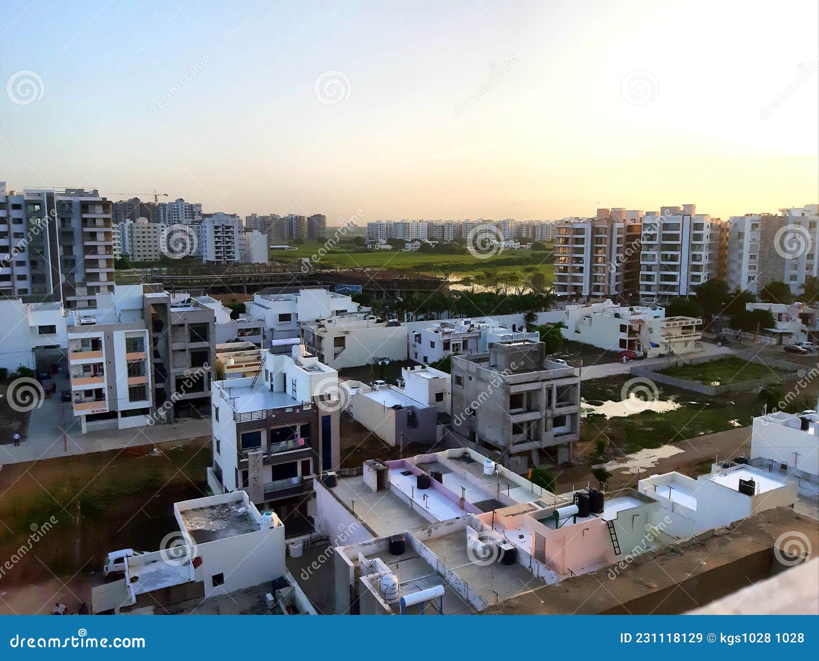 Cityscape and skyscapes stock image. Image of building - 231118129