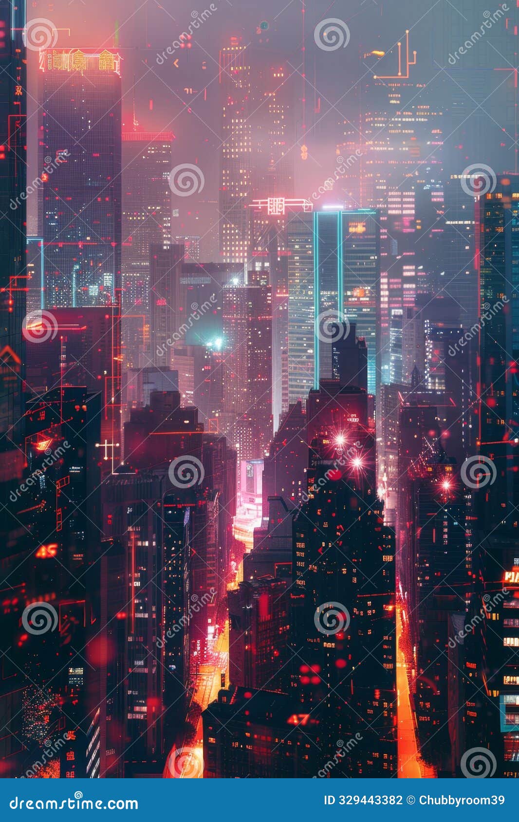 Cityscape Transforms from Analog To Digital, Pixelating into Futuristic ...