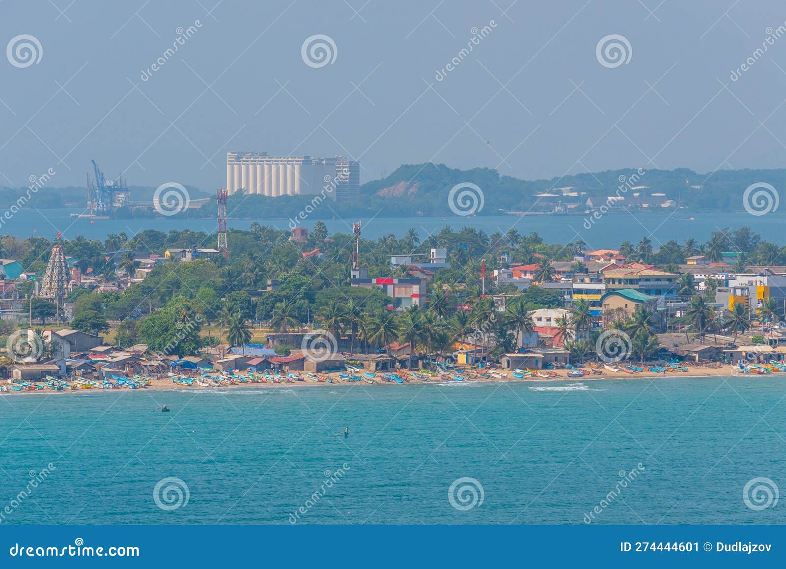 Cityscape of Trincomalee in Sri Lanka Stock Image - Image of town ...