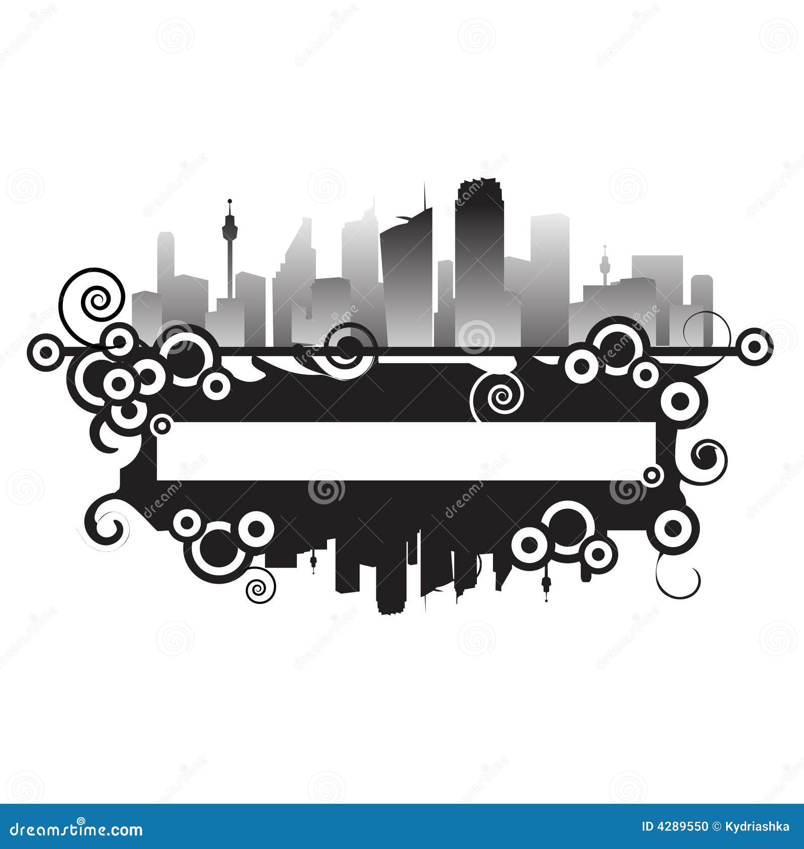Cityscape, urban frame stock vector. Illustration of fashion - 4289550