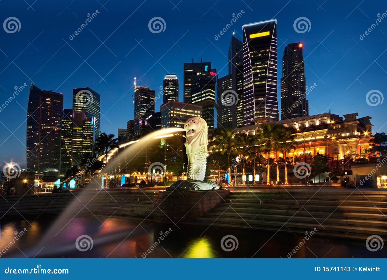 Cityscape van Singapore redactionele stock foto. Image of economie ...