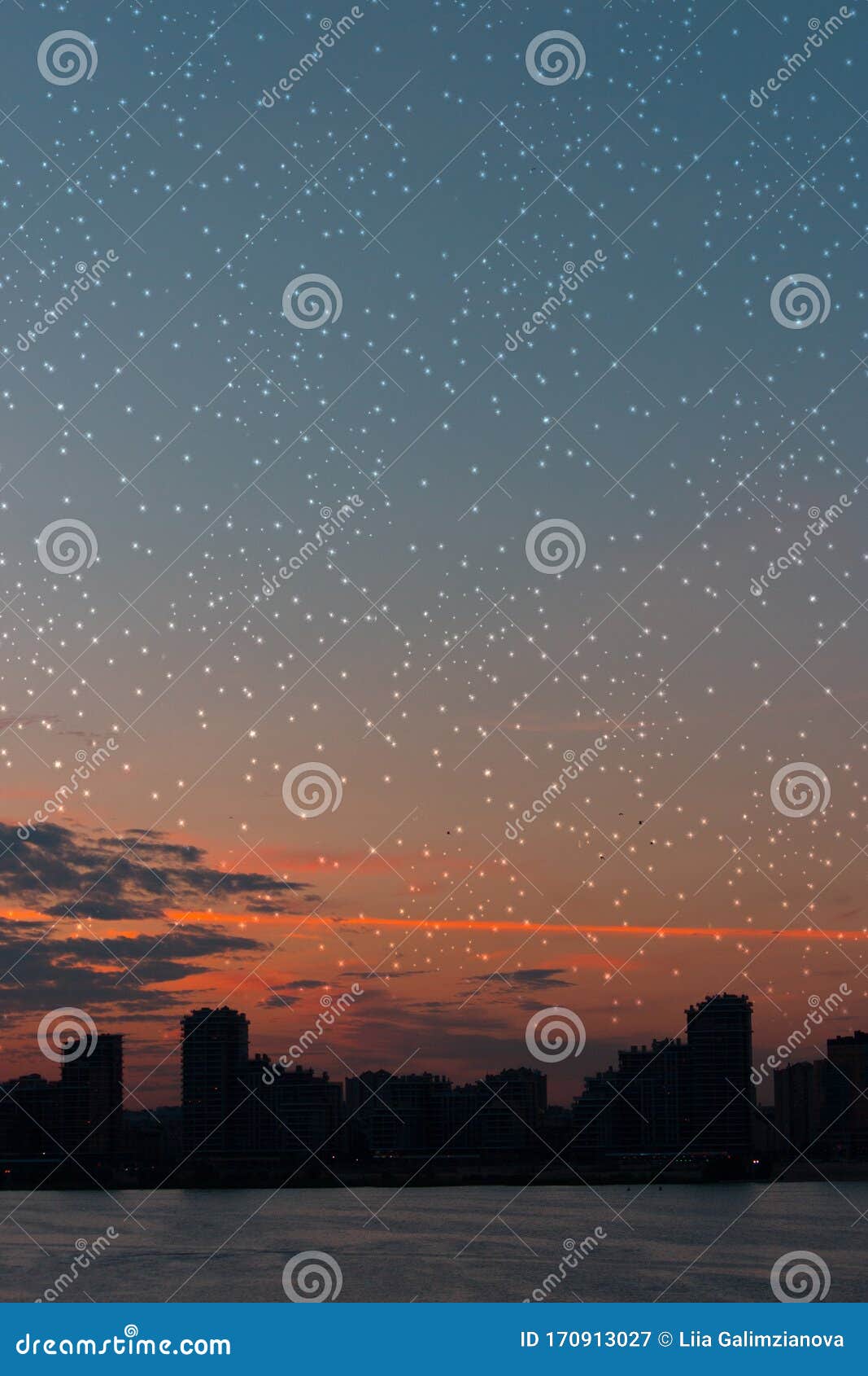 Cityscape. Vertical Orientation Stock Image - Image of travel, city ...