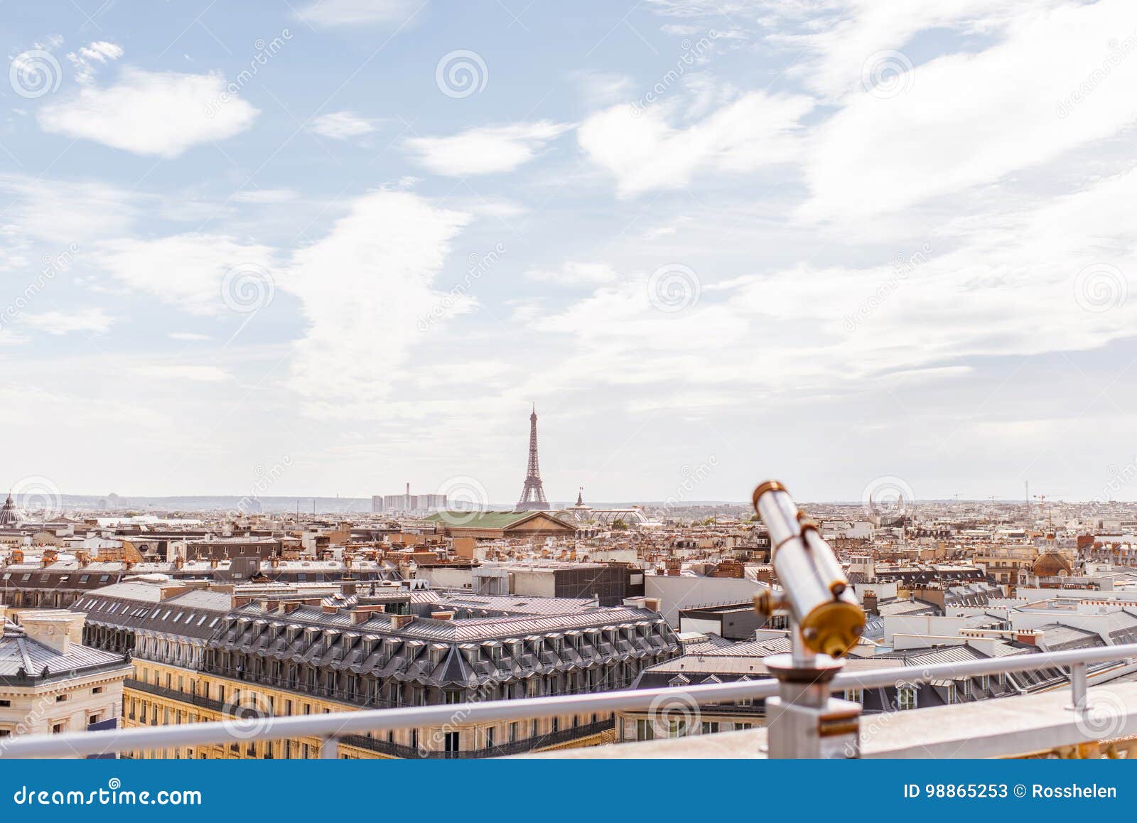 Cityscape view of Paris stock image. Image of french - 98865253