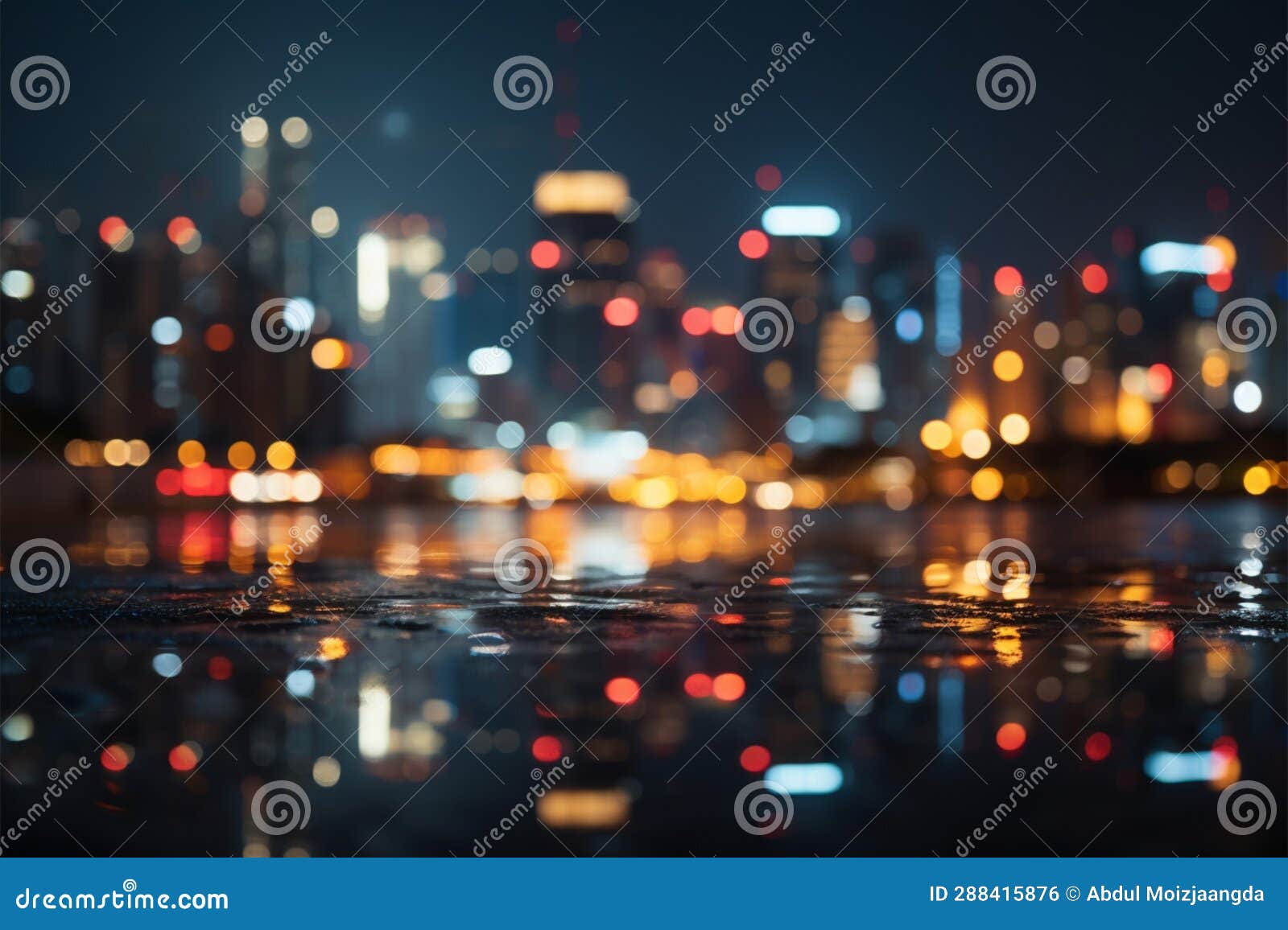 Cityscapes Bokeh Lights Create a Mesmerizing, Abstract Night Scene ...