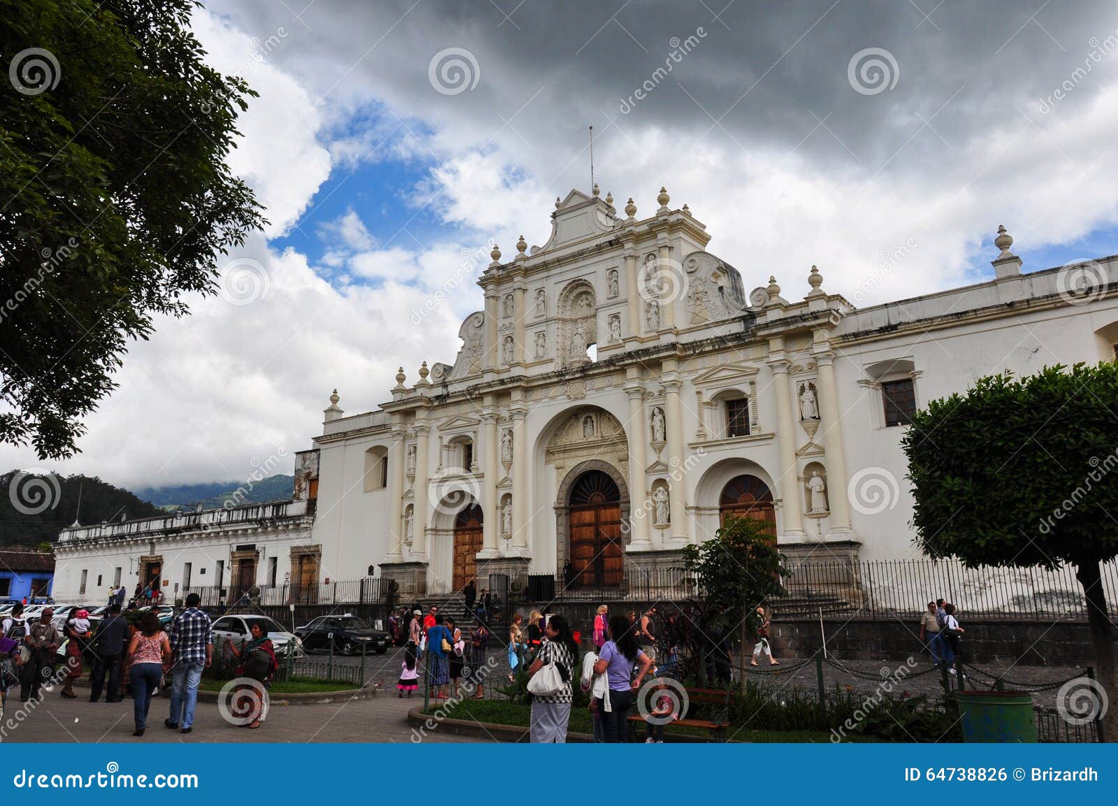 Ciudad Colonial Vieja De Antigua, Guatemala Foto editorial - Imagen de ...