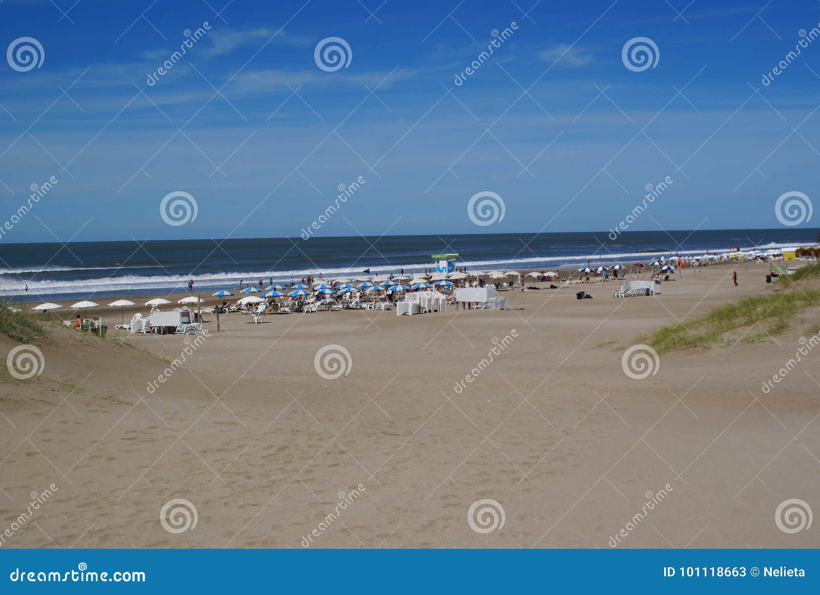 Ciudad De Carilo En La Argentina Imagen de archivo - Imagen de playa ...
