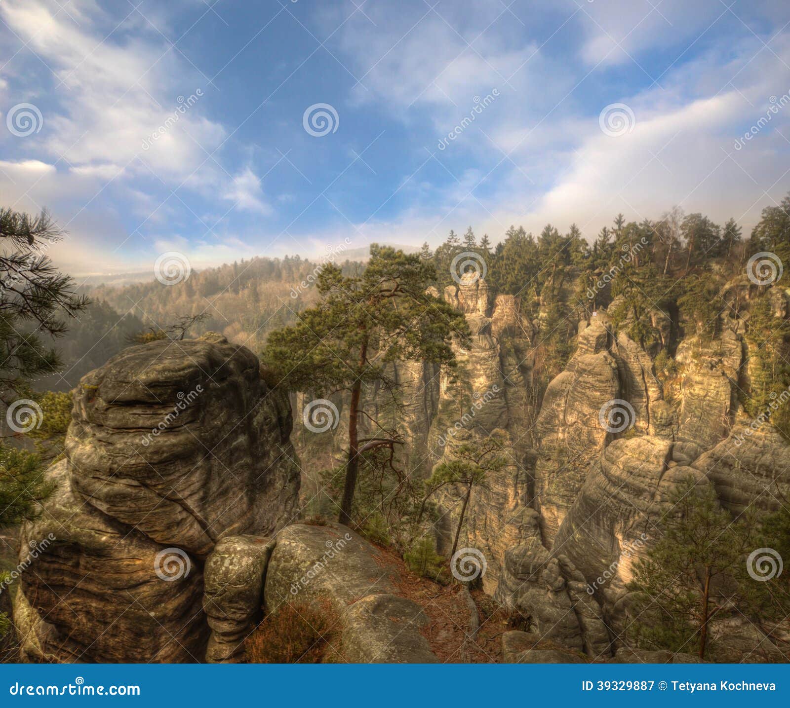 Ciudad De La Roca En Paraíso Bohemio Imagen de archivo - Imagen de azul ...