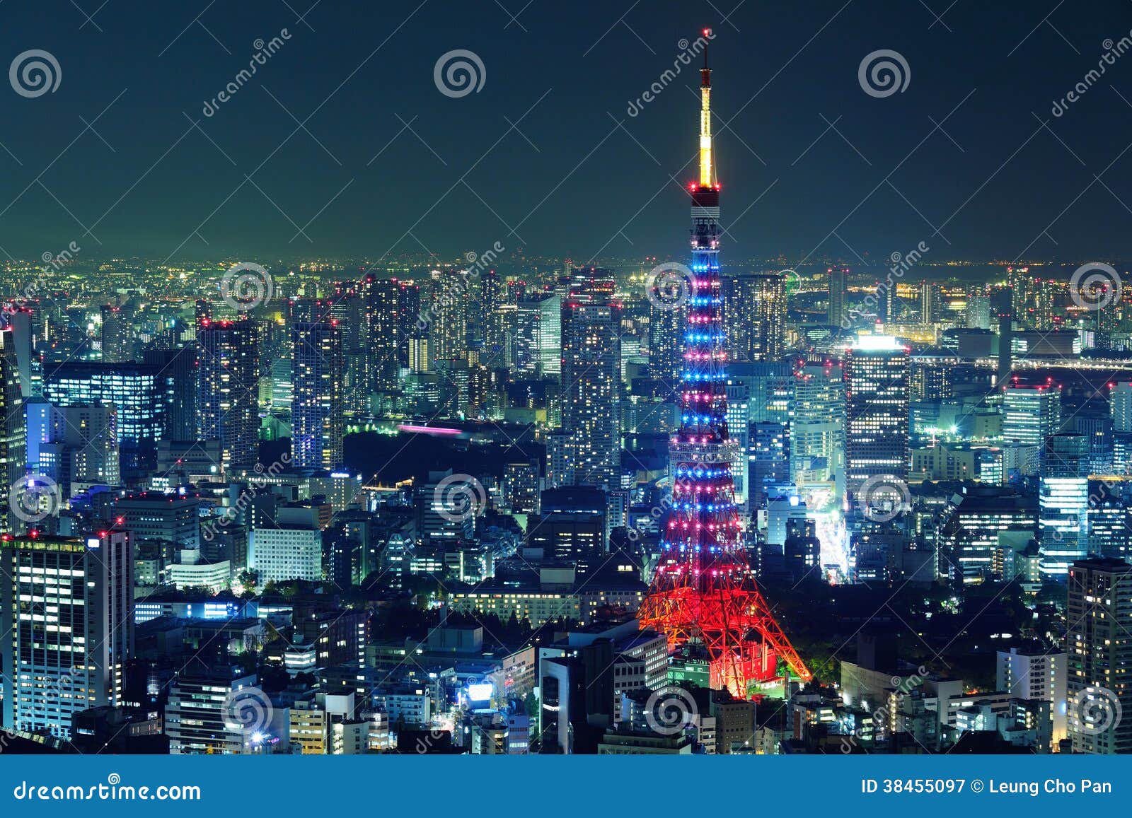 Ciudad de Tokio imagen de archivo. Imagen de urbano, asia - 38455097