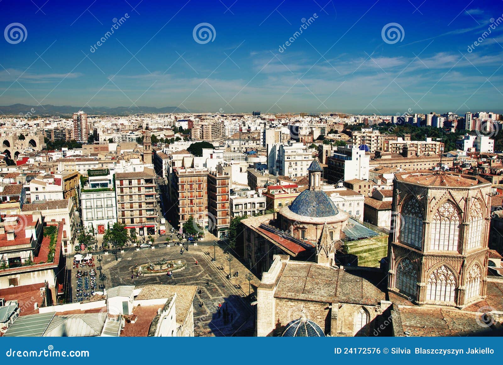 Ciudad De Valencia - Catedral Foto de archivo - Imagen de ciudad ...