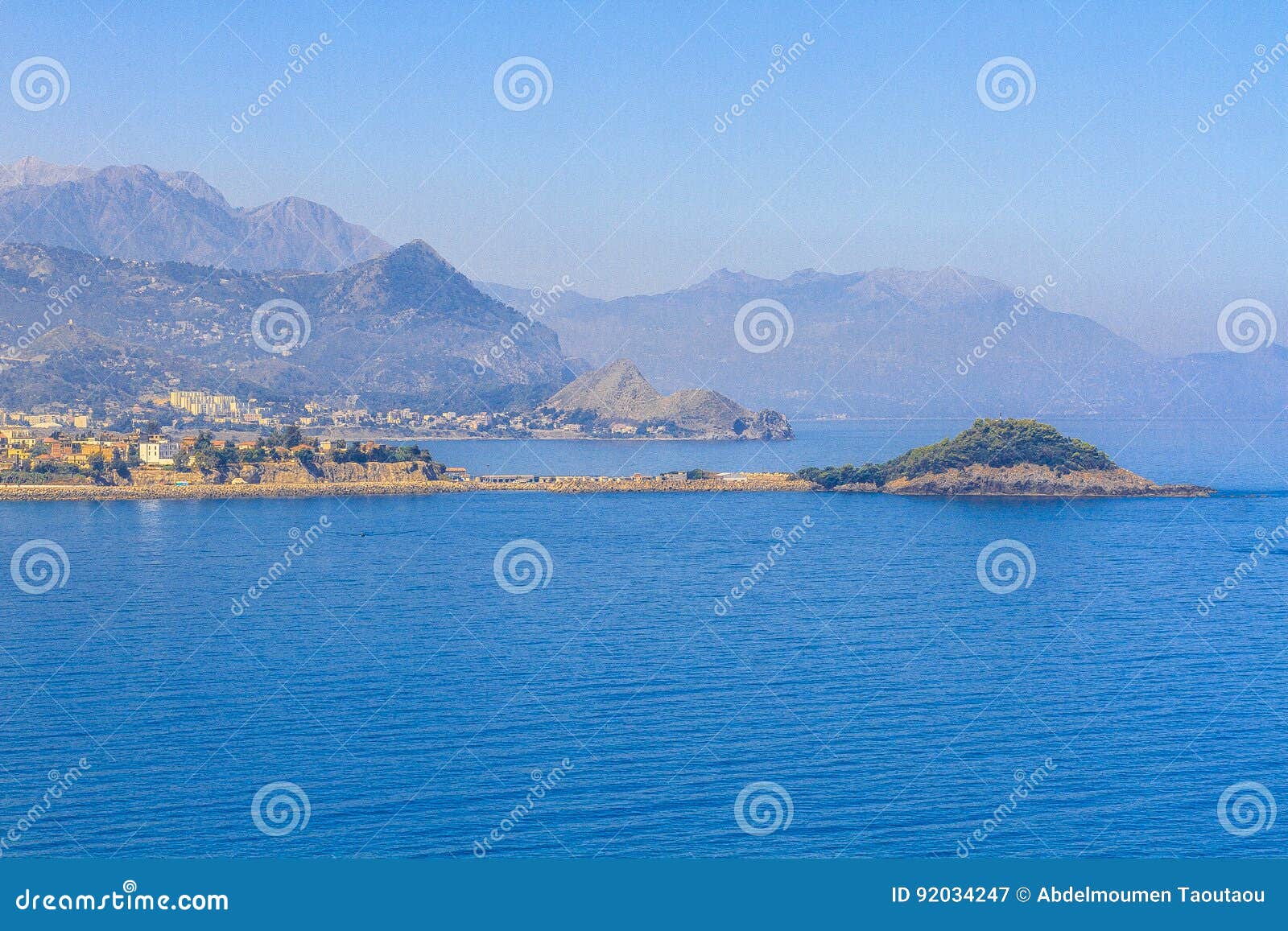 Ciudad Del Mansouria De Ziama Imagen de archivo - Imagen de nave ...