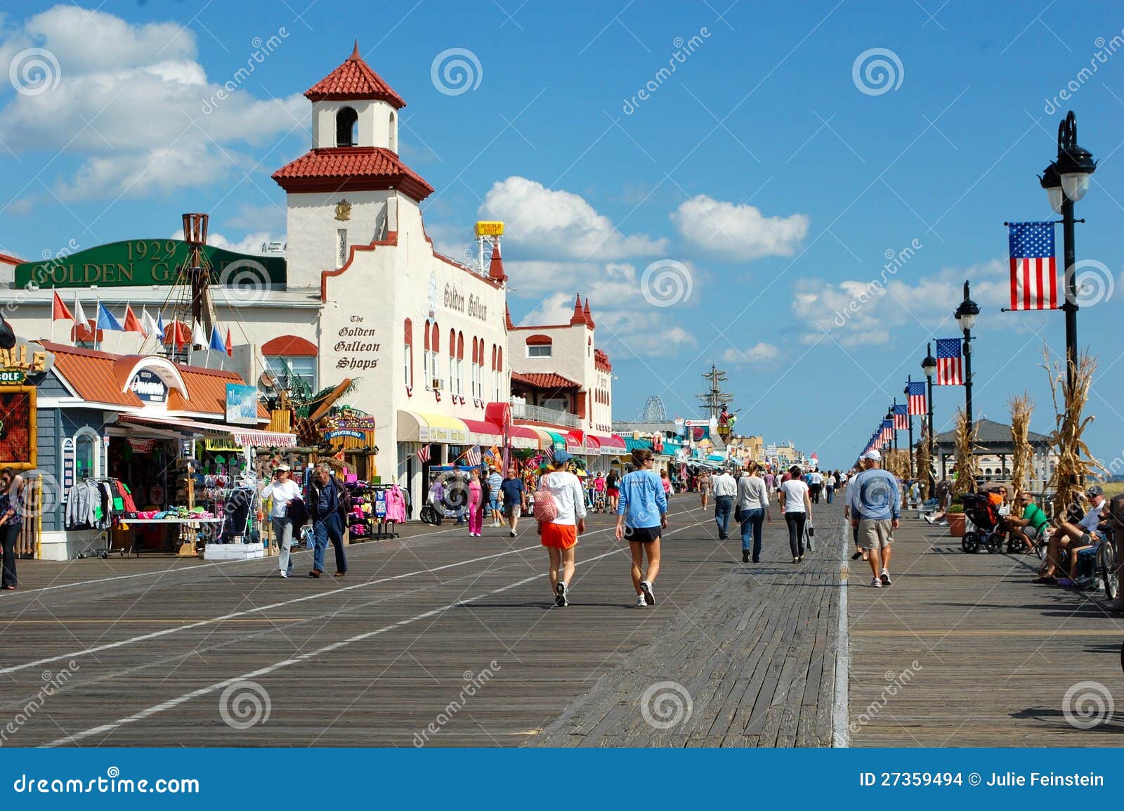 Ciudad Del Océano, New Jersey Imagen de archivo editorial - Imagen de ...
