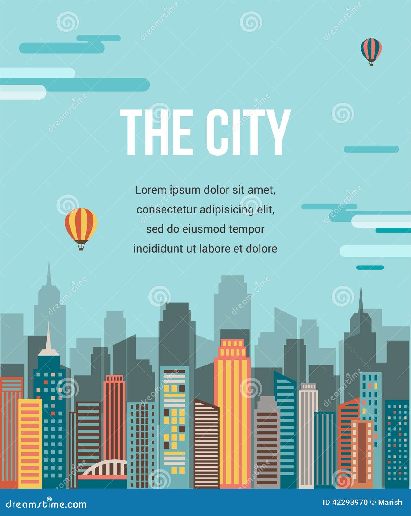 Ciudad - fondo del vector ilustración del vector. Ilustración de parque ...