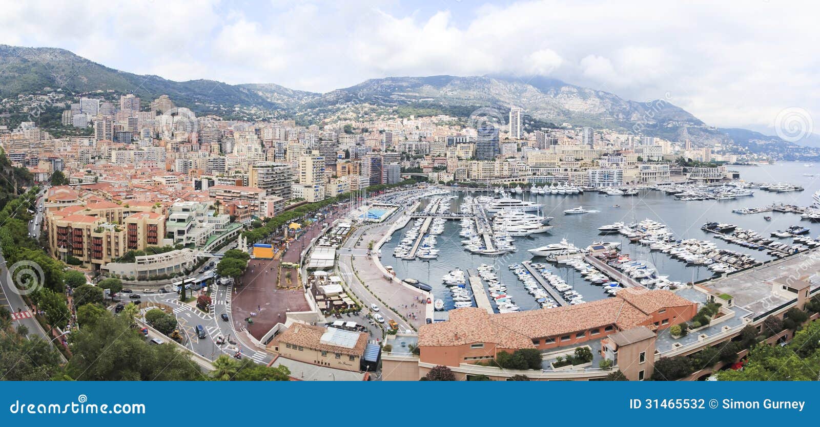 Ciudad Mónaco Riviera Francesa De Monte Carlo Fotografía editorial ...