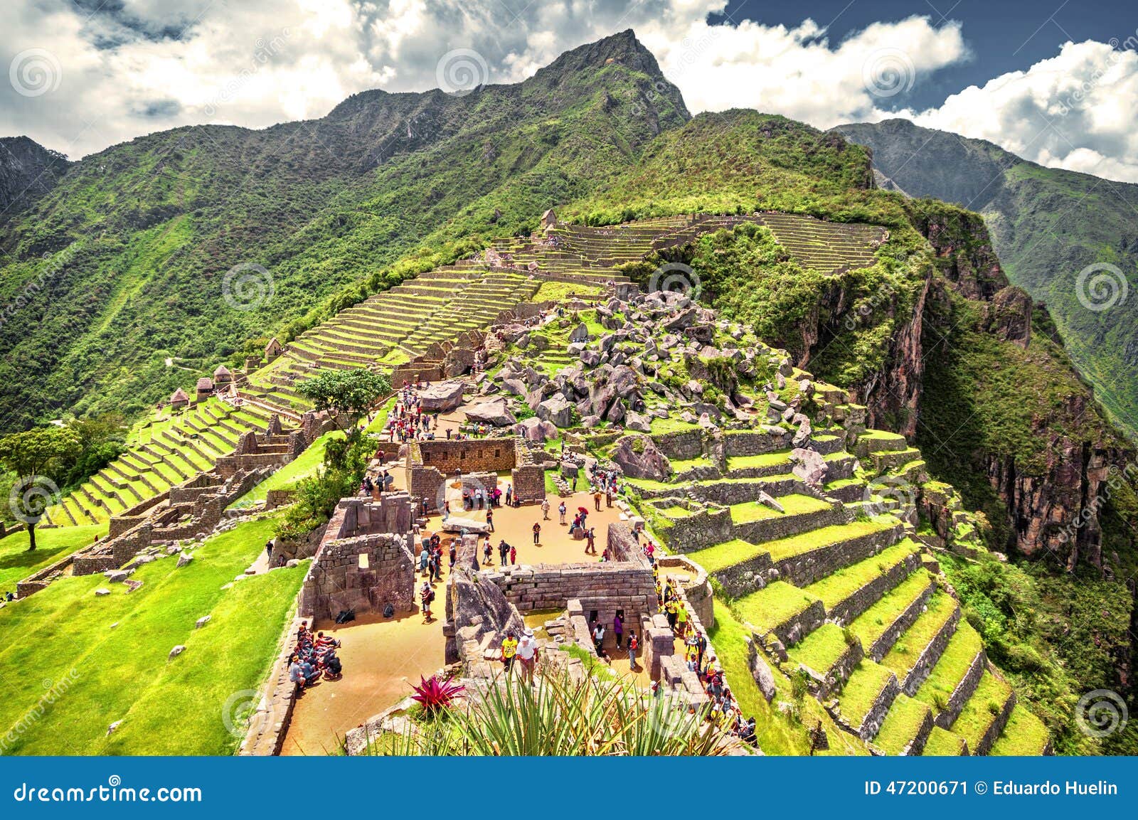 Ciudad Machu Picchu (Perú) Del Inca Imagen de archivo - Imagen de ...