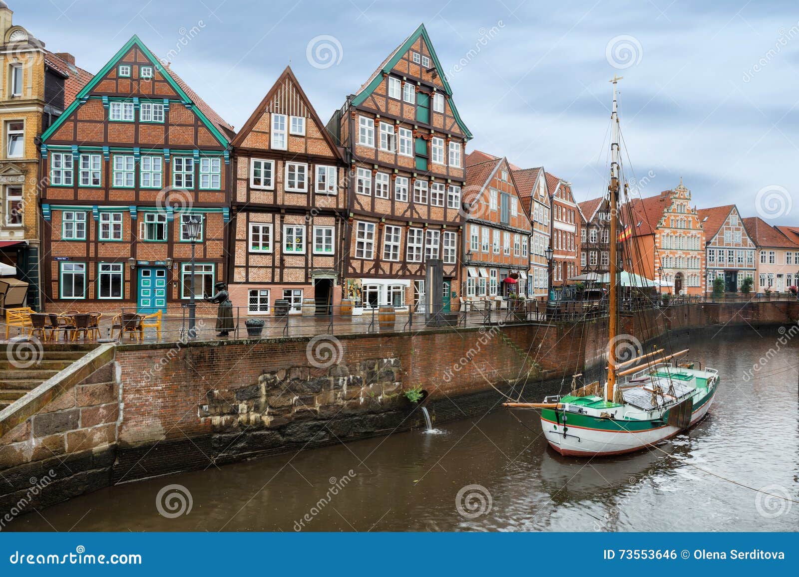 Ciudad Medieval Stadt, Alemania Foto de archivo - Imagen de turismo ...