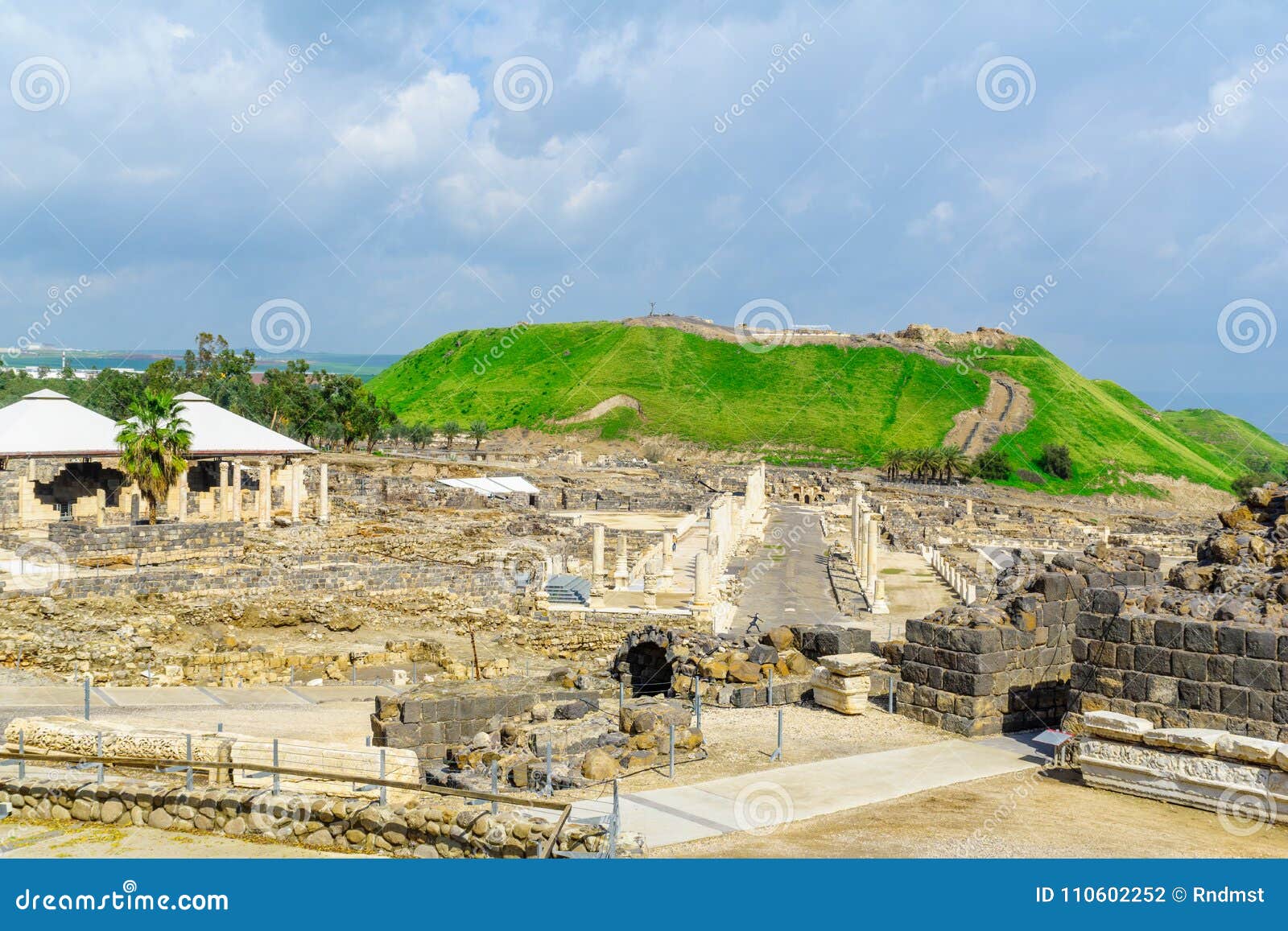 Ciudad Romana Antigua De Bet Shean Fotografía editorial - Imagen de ...