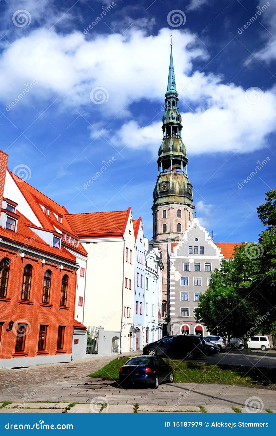 Ciudad Vieja En Riga, Latvia Imagen de archivo - Imagen de capital ...