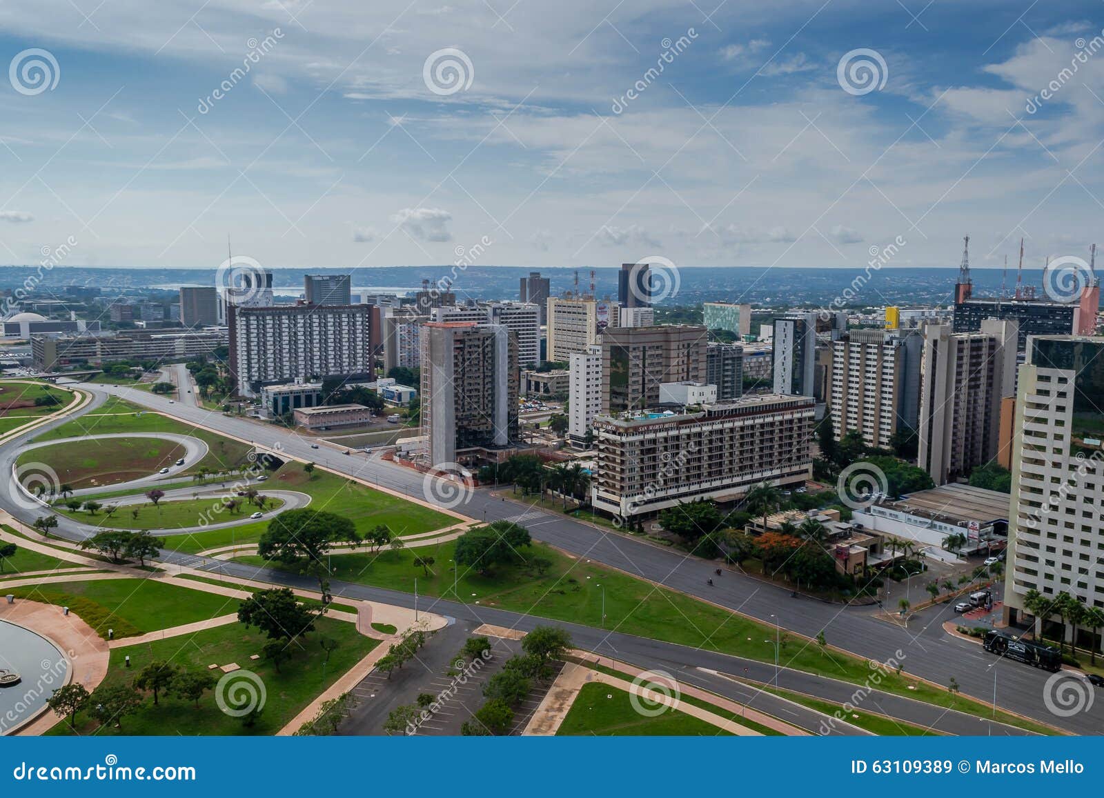 Ciudades Del Brasil - Brasilia DF Imagen de archivo editorial - Imagen ...