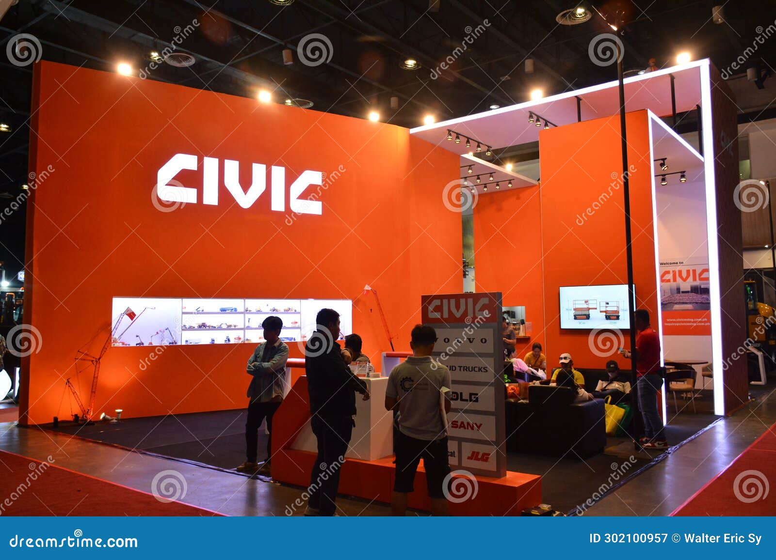 Civic Booth at Philconstruct in Pasay, Philippines Editorial ...